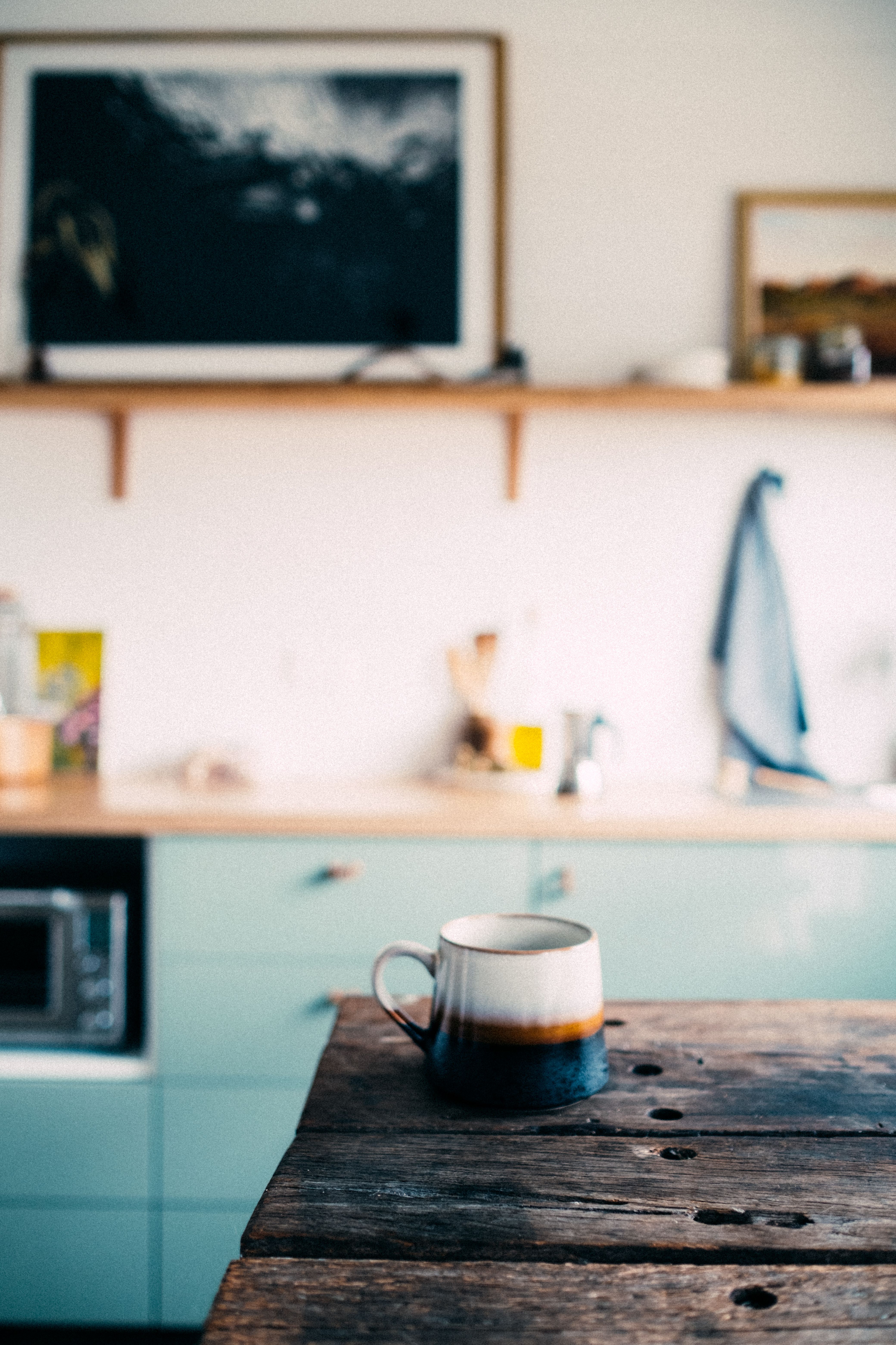 A Mug on Wooden Table · Free Stock Photo