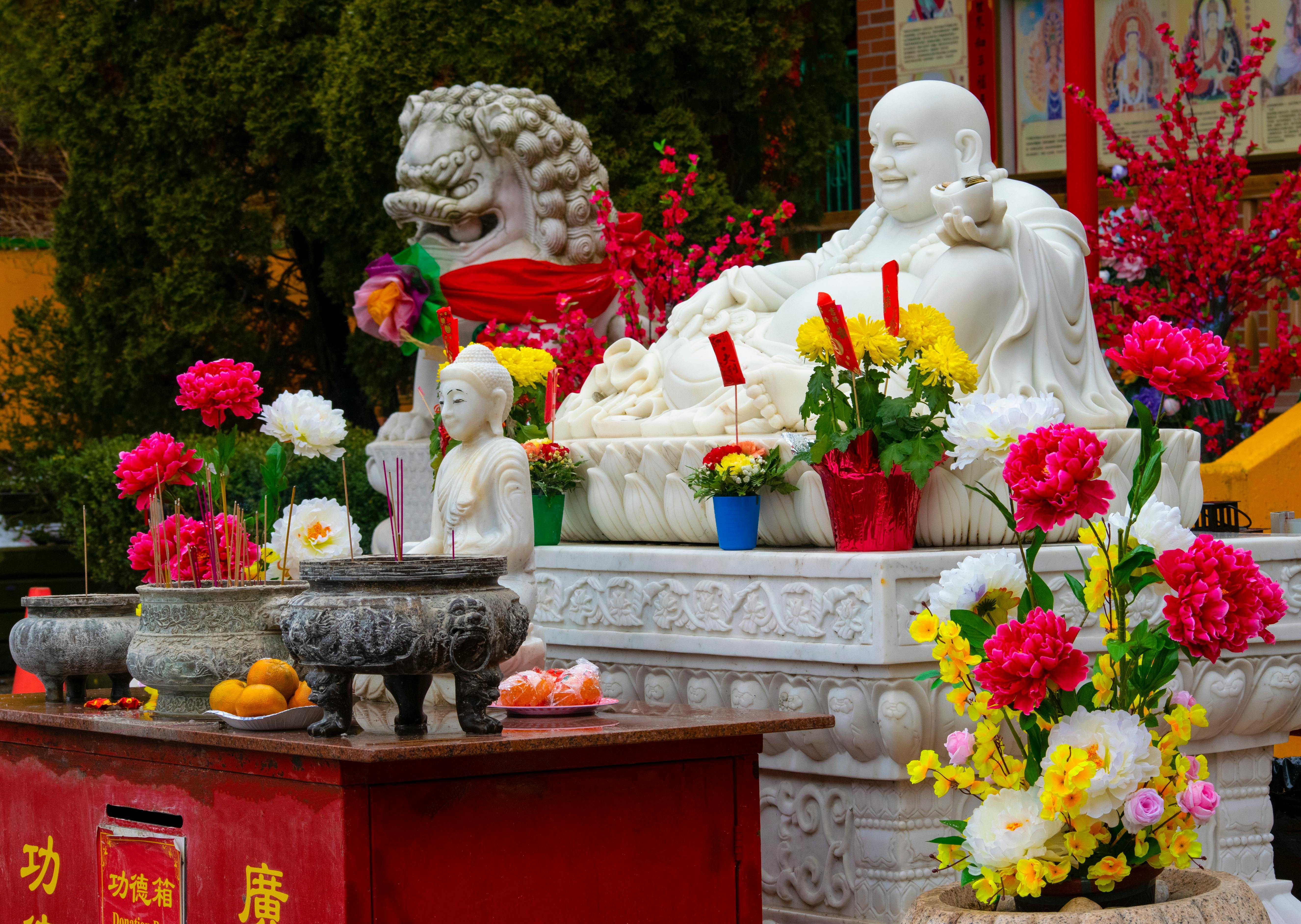 Spring Temple Buddha Statue Photos, Download The BEST Free Spring ...