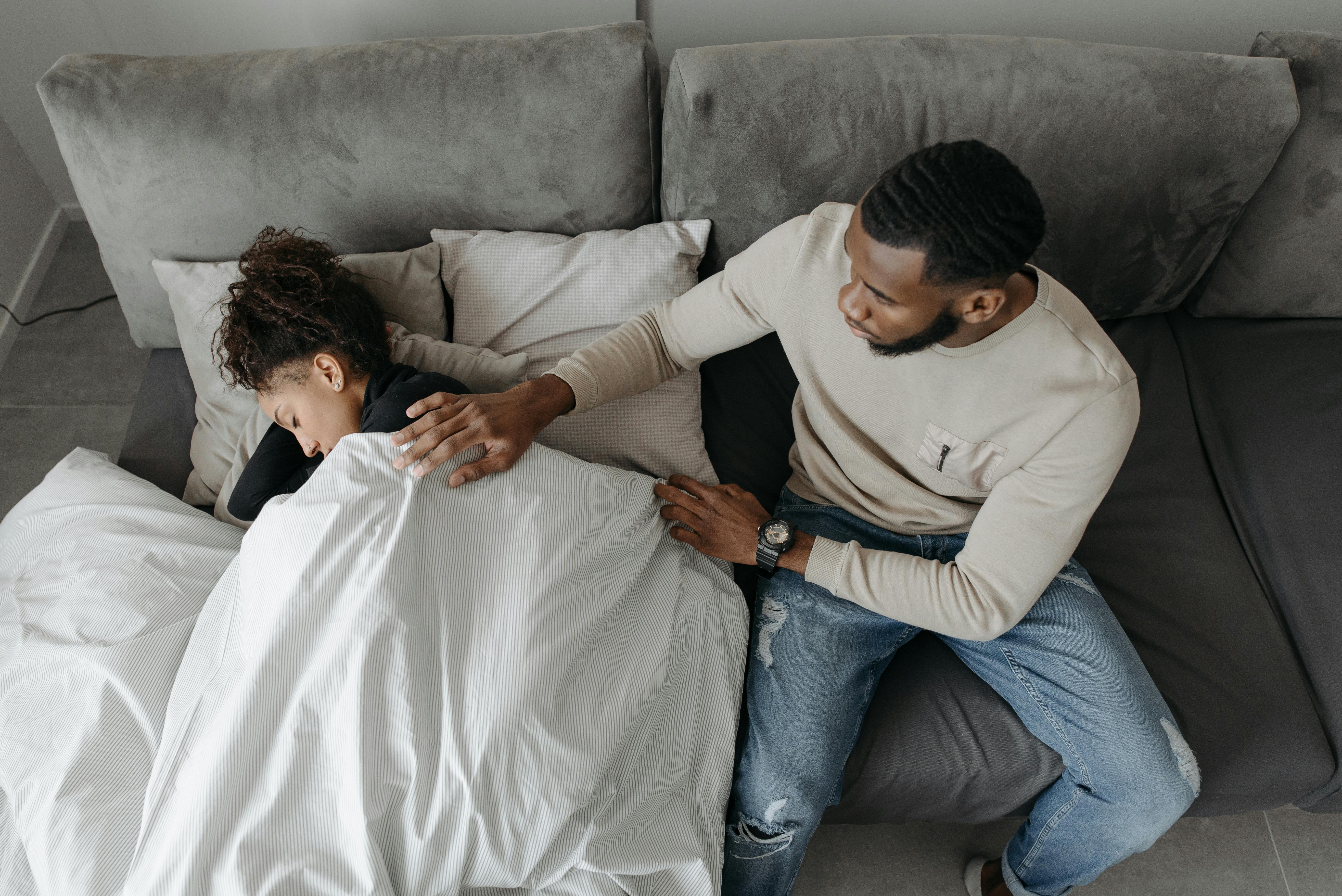Man Taking Care Of A Woman · Free Stock Photo
