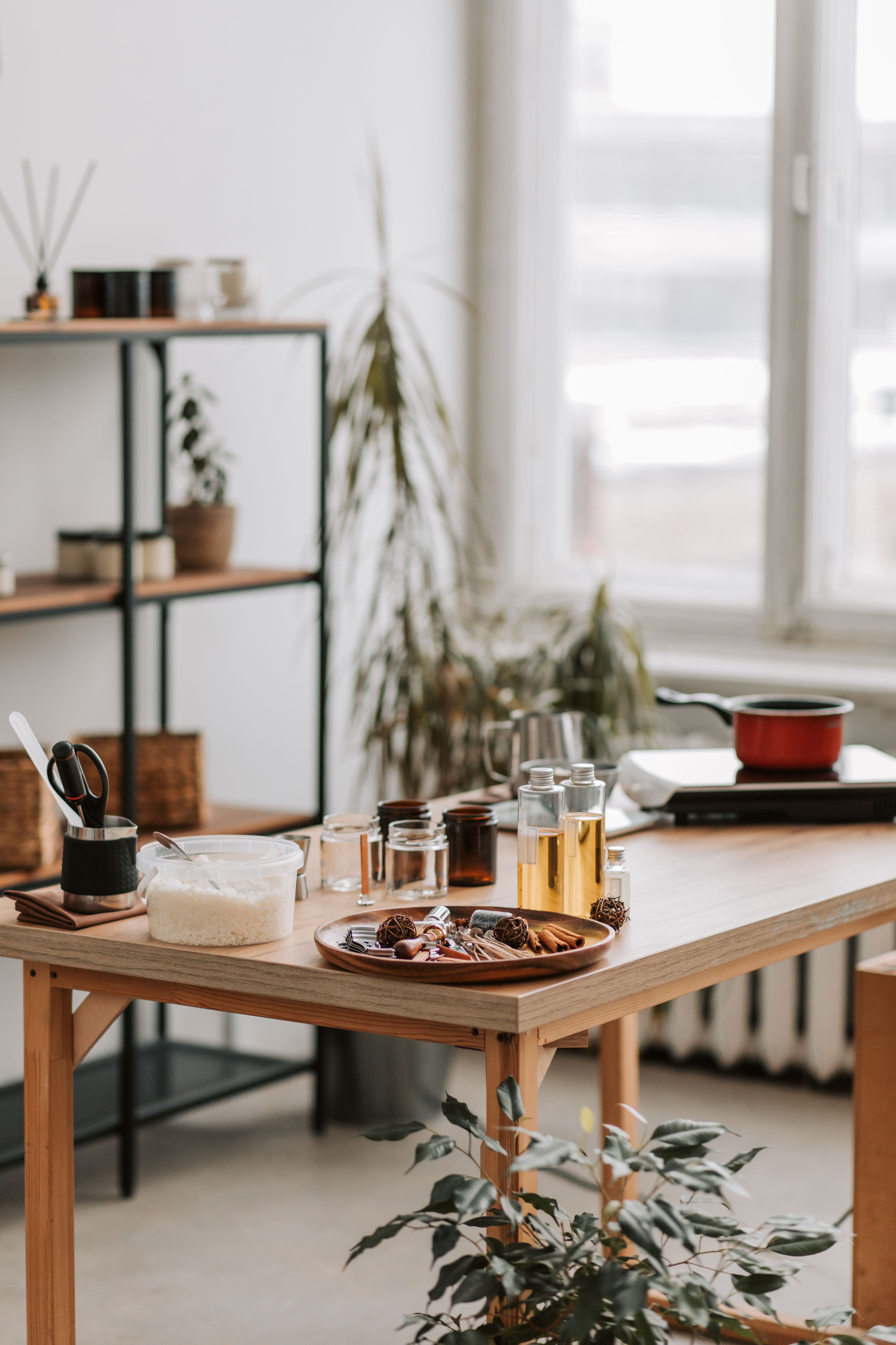 Interior of a Workshop of a Candle Making Company · Free Stock Photo