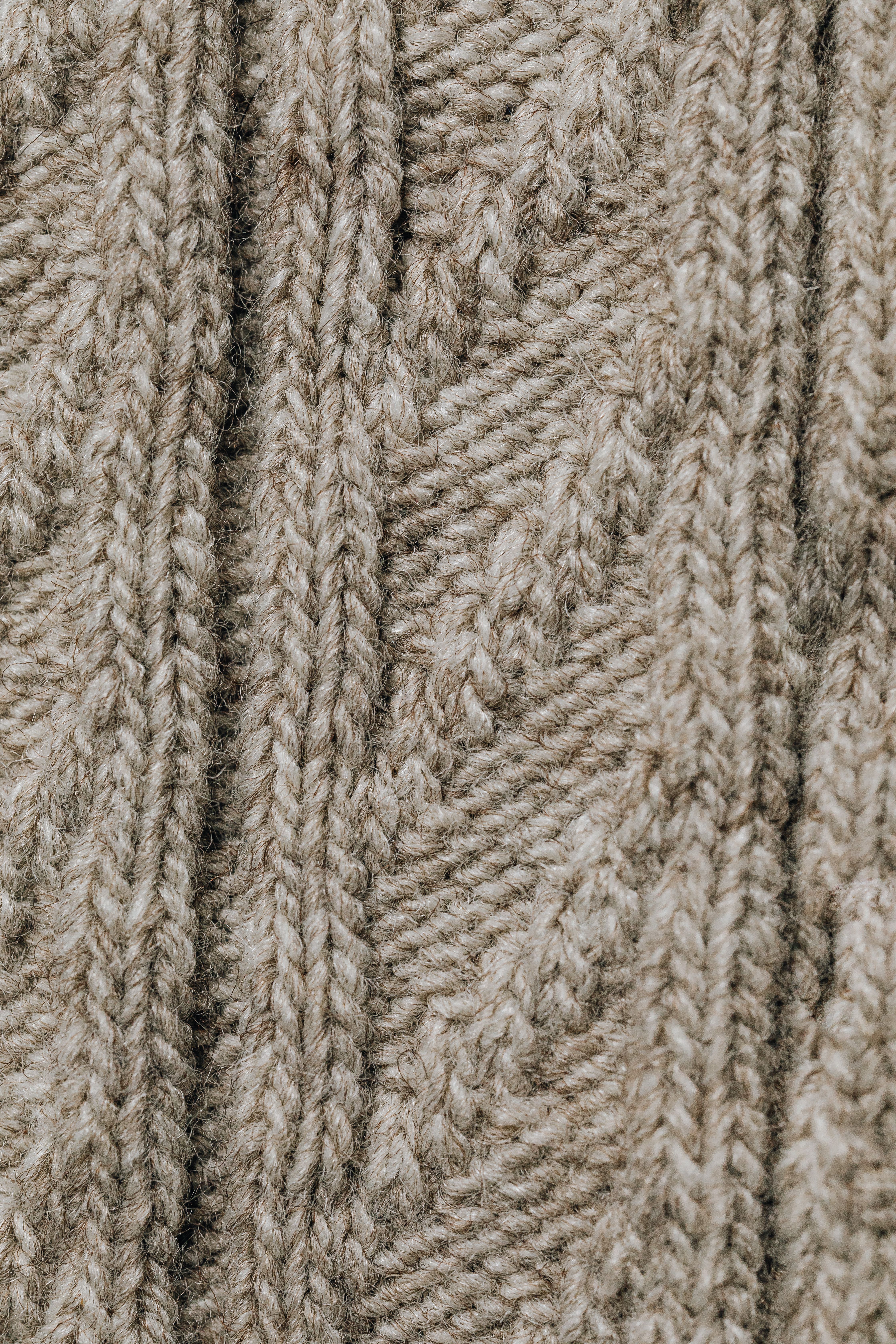 Macro Photography of Dark Blue Wool · Free Stock Photo