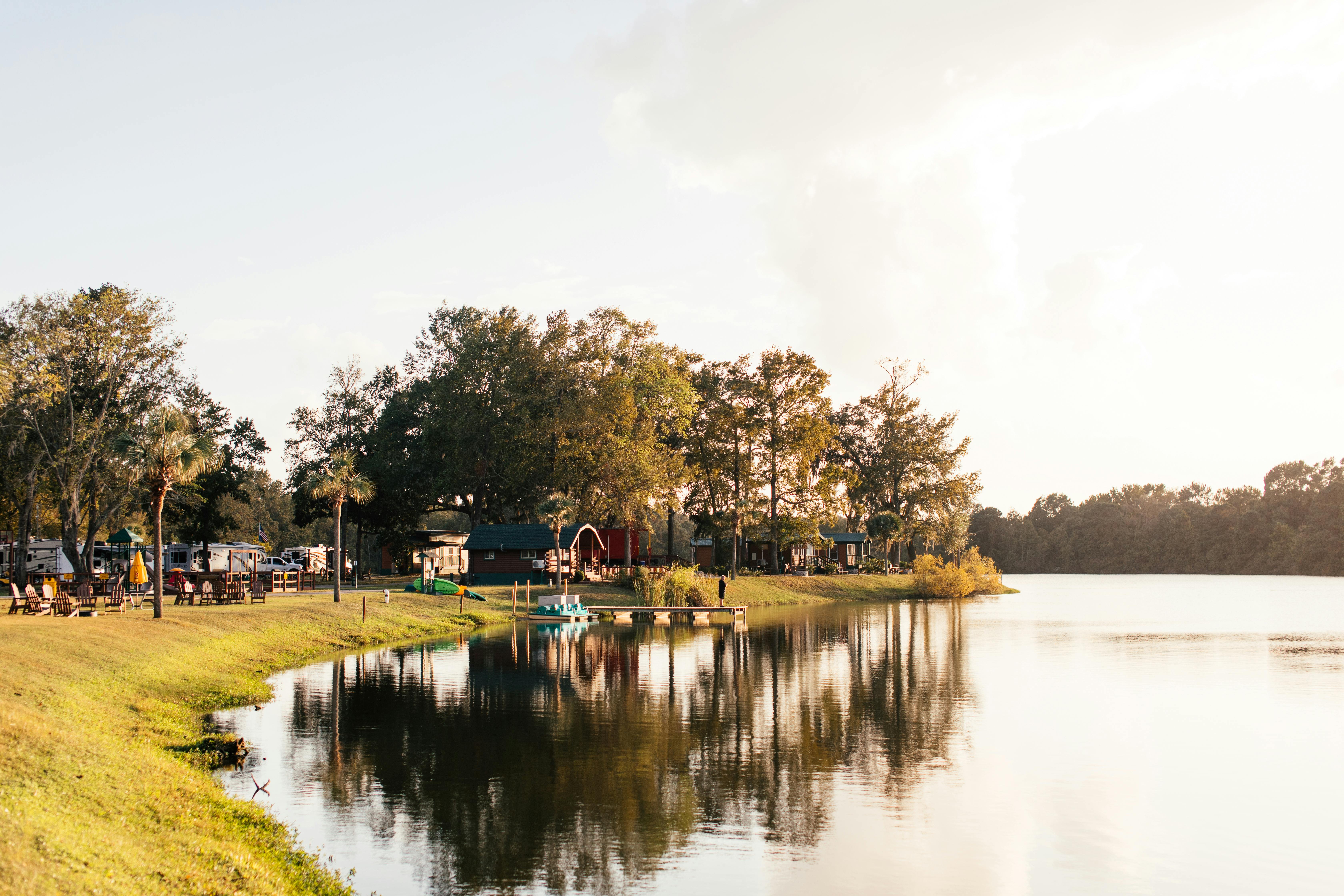 A Beautiful Lake on a Park · Free Stock Photo