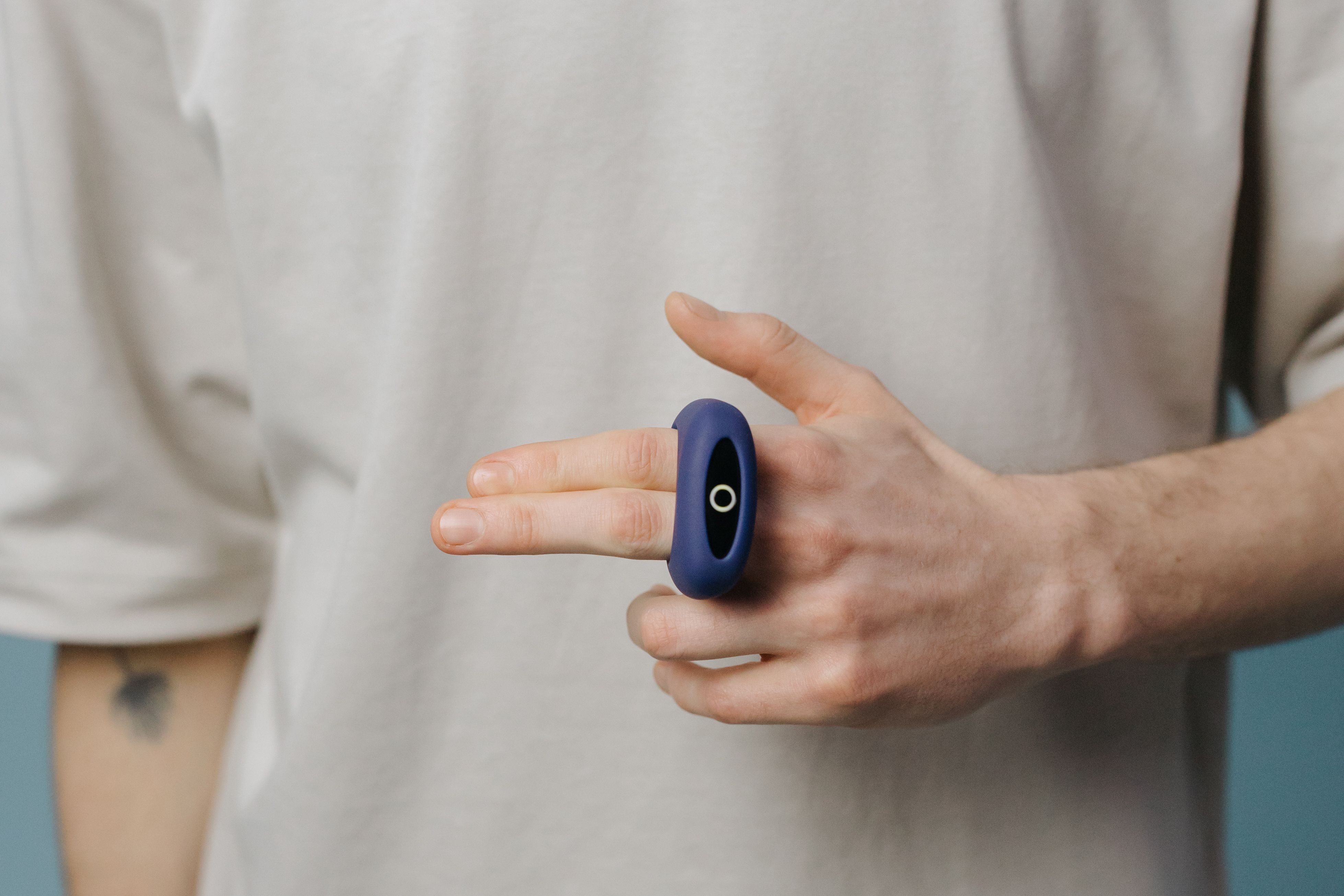 Person Holding Blue and Black Device · Free Stock Photo
