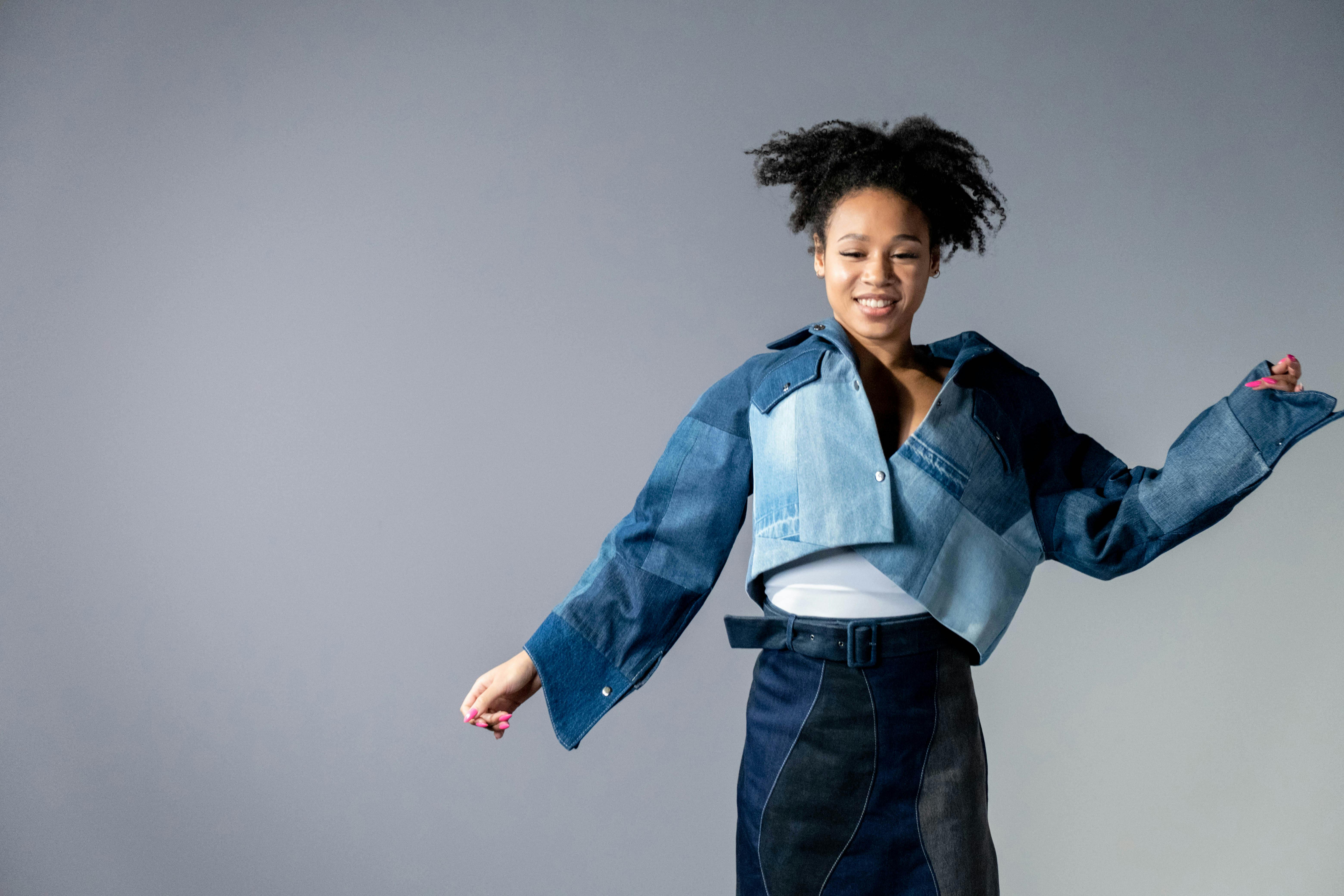 A Woman in Denim Jacket · Free Stock Photo