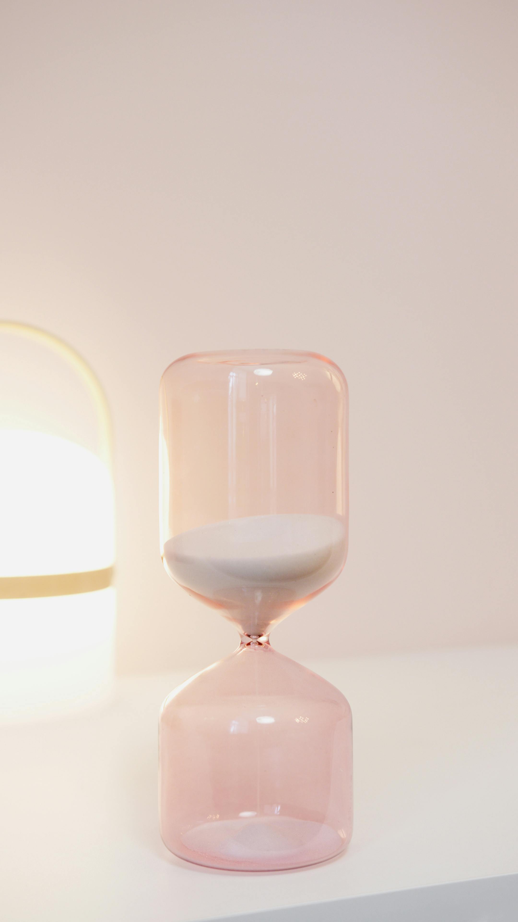 Close Up Photo of Pink Hourglass · Free Stock Photo