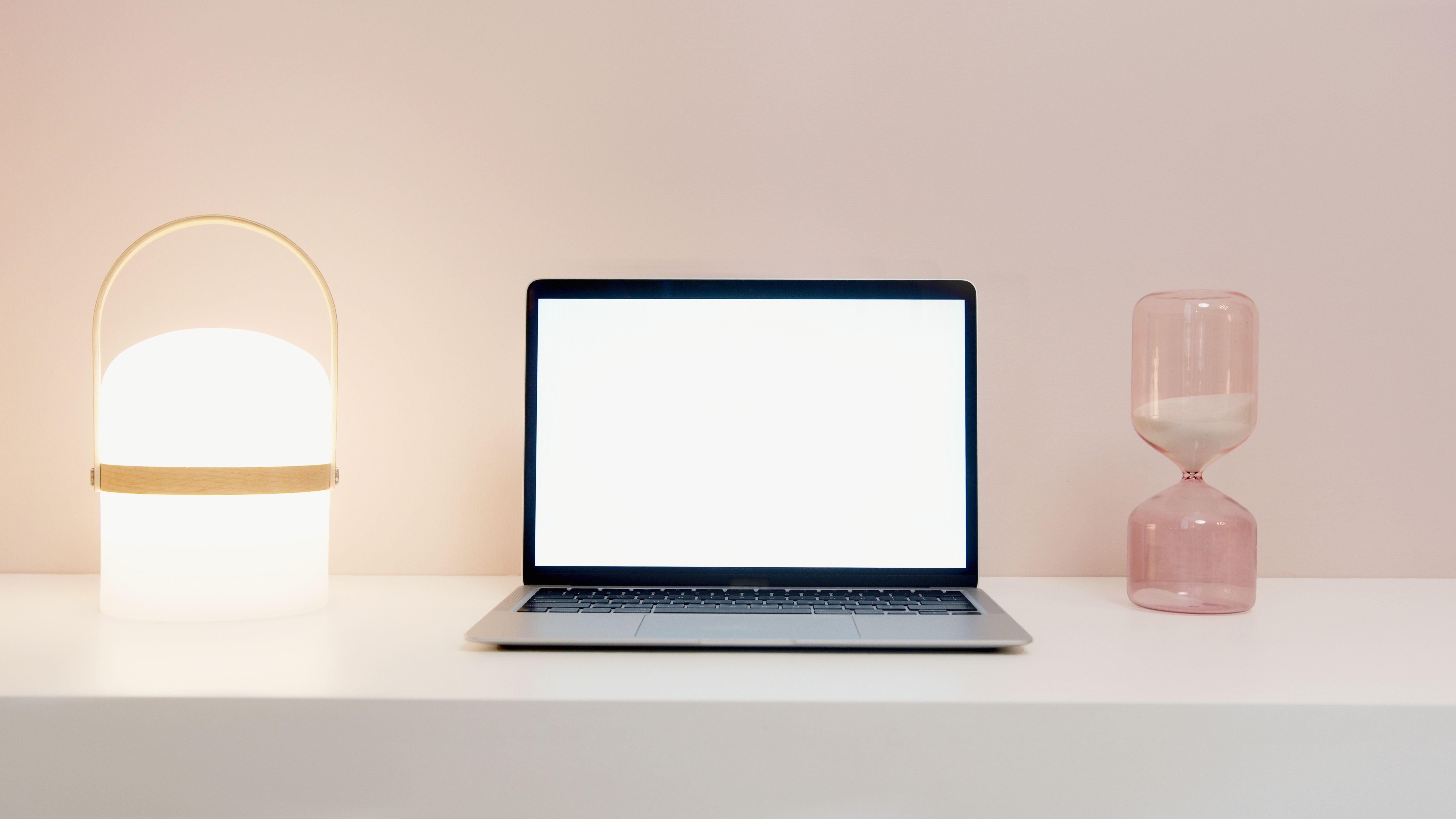 A Laptop With a Blank Screen · Free Stock Photo