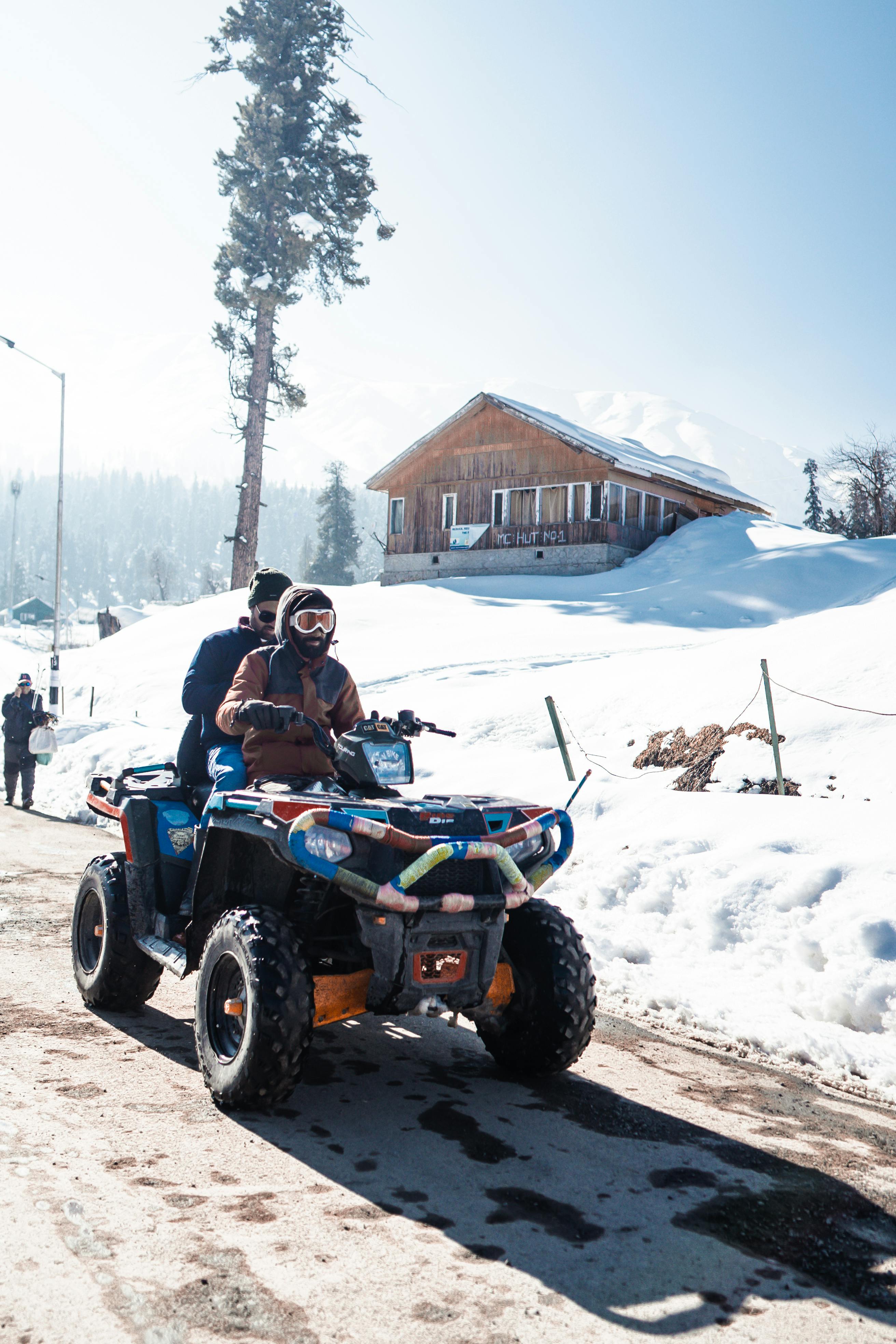 Man Riding on Yamaha Quad Bike · Free Stock Photo