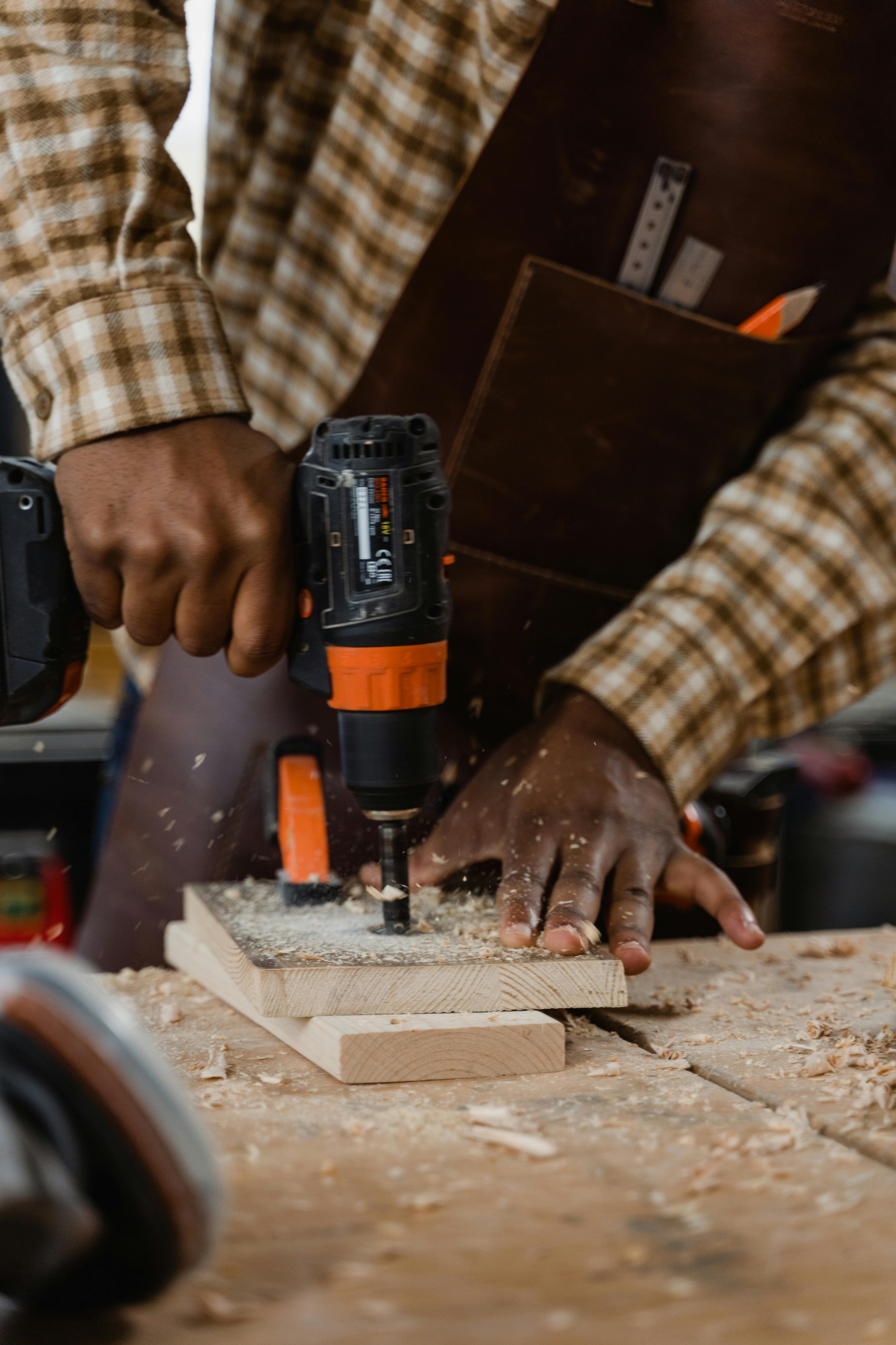 A Person Doing Carpentry · Free Stock Photo