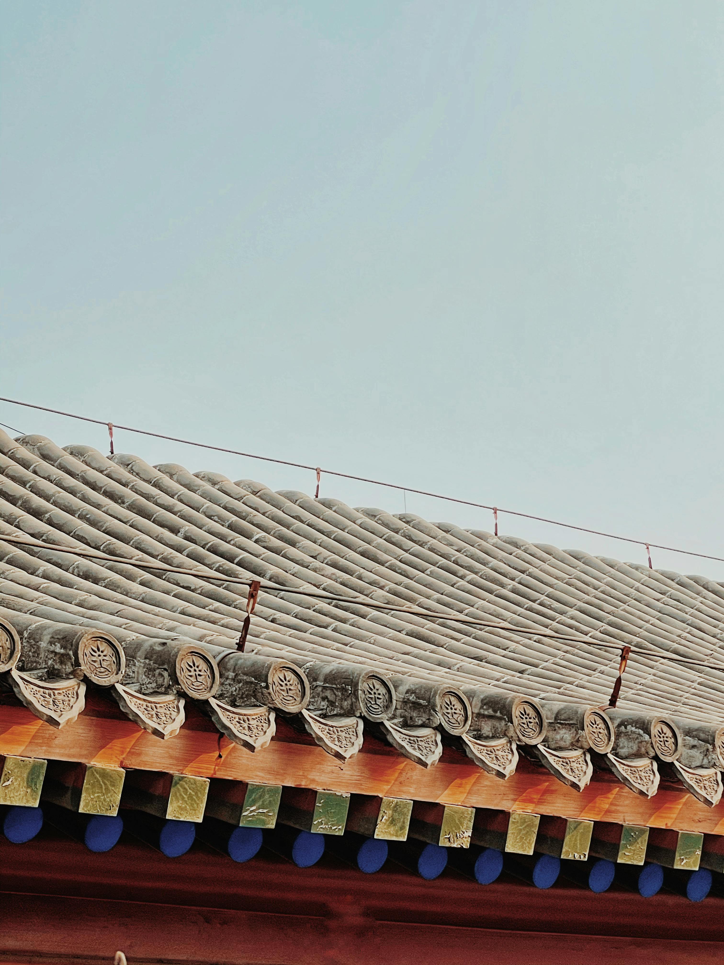 Rooftop of a Traditional Korean House · Free Stock Photo