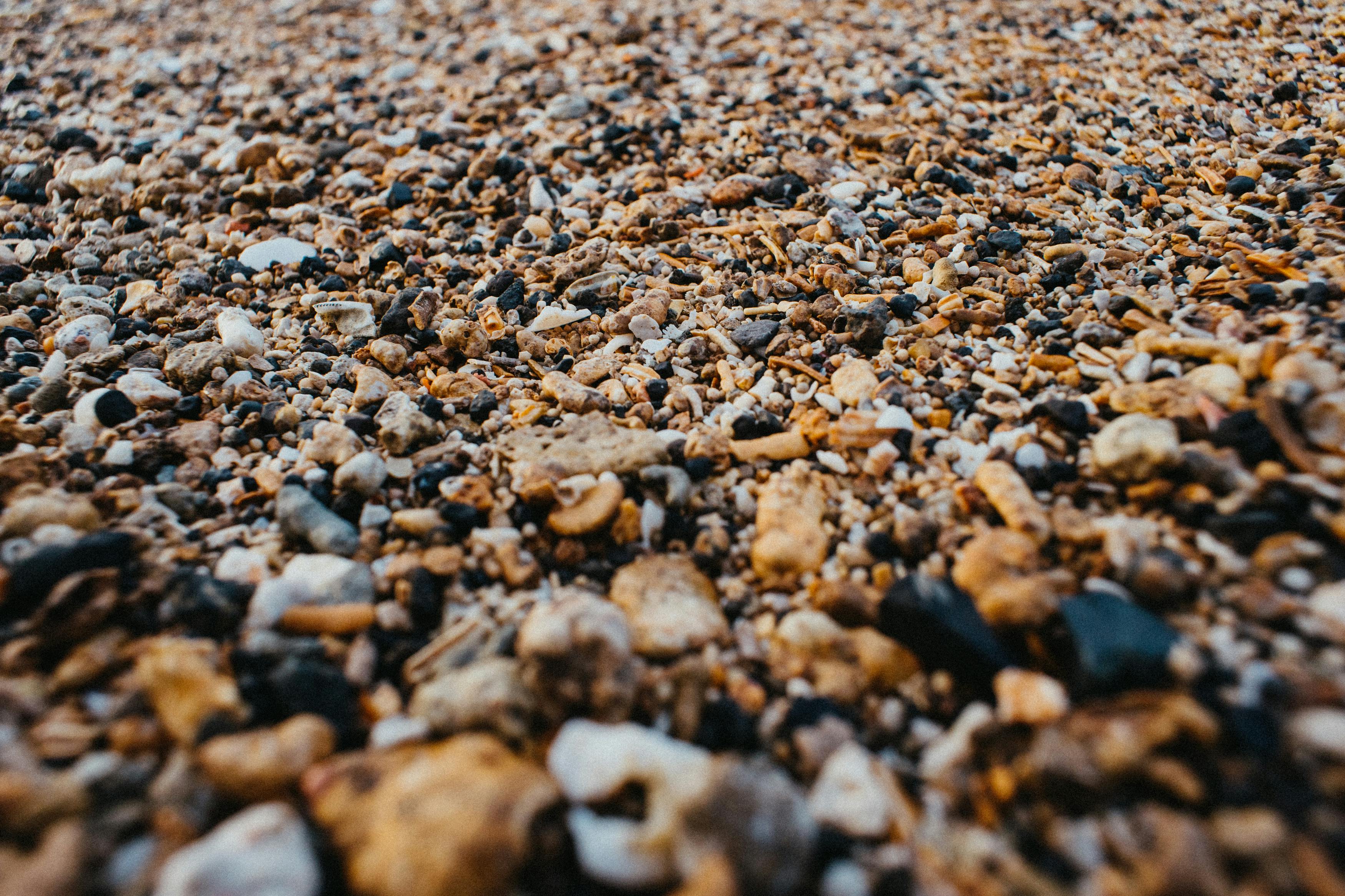 Close-Up Photo of a Texture of Rocks and Stones · Free Stock Photo
