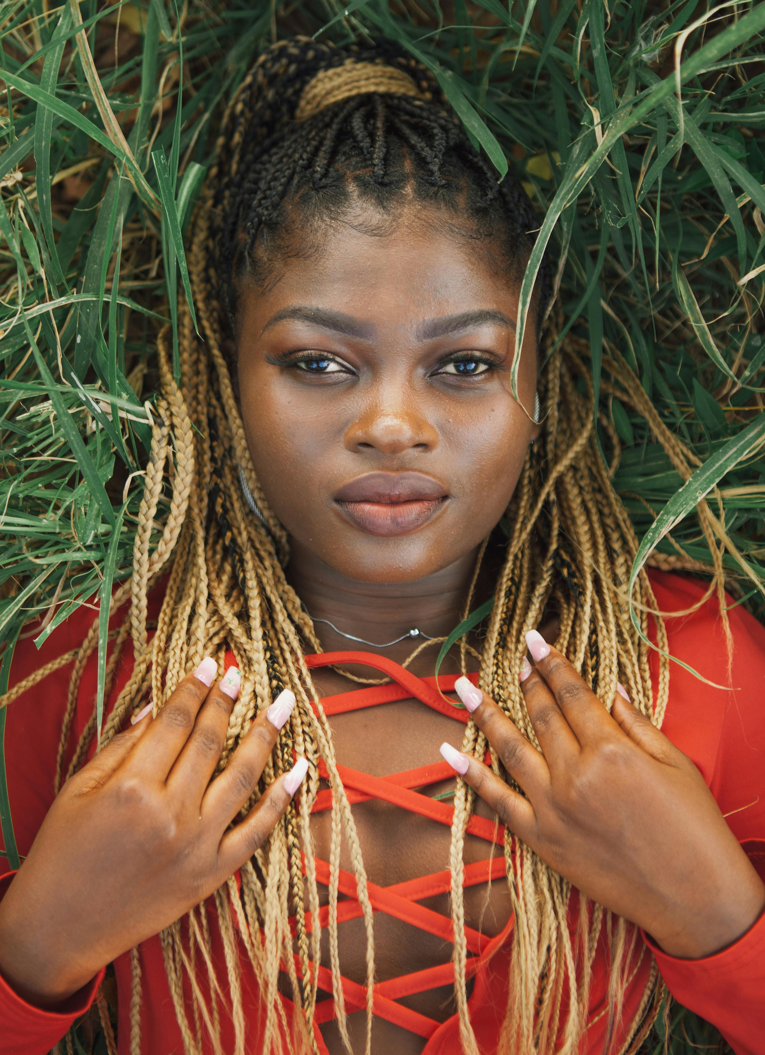Woman in Red Long Sleeve Shirt · Free Stock Photo