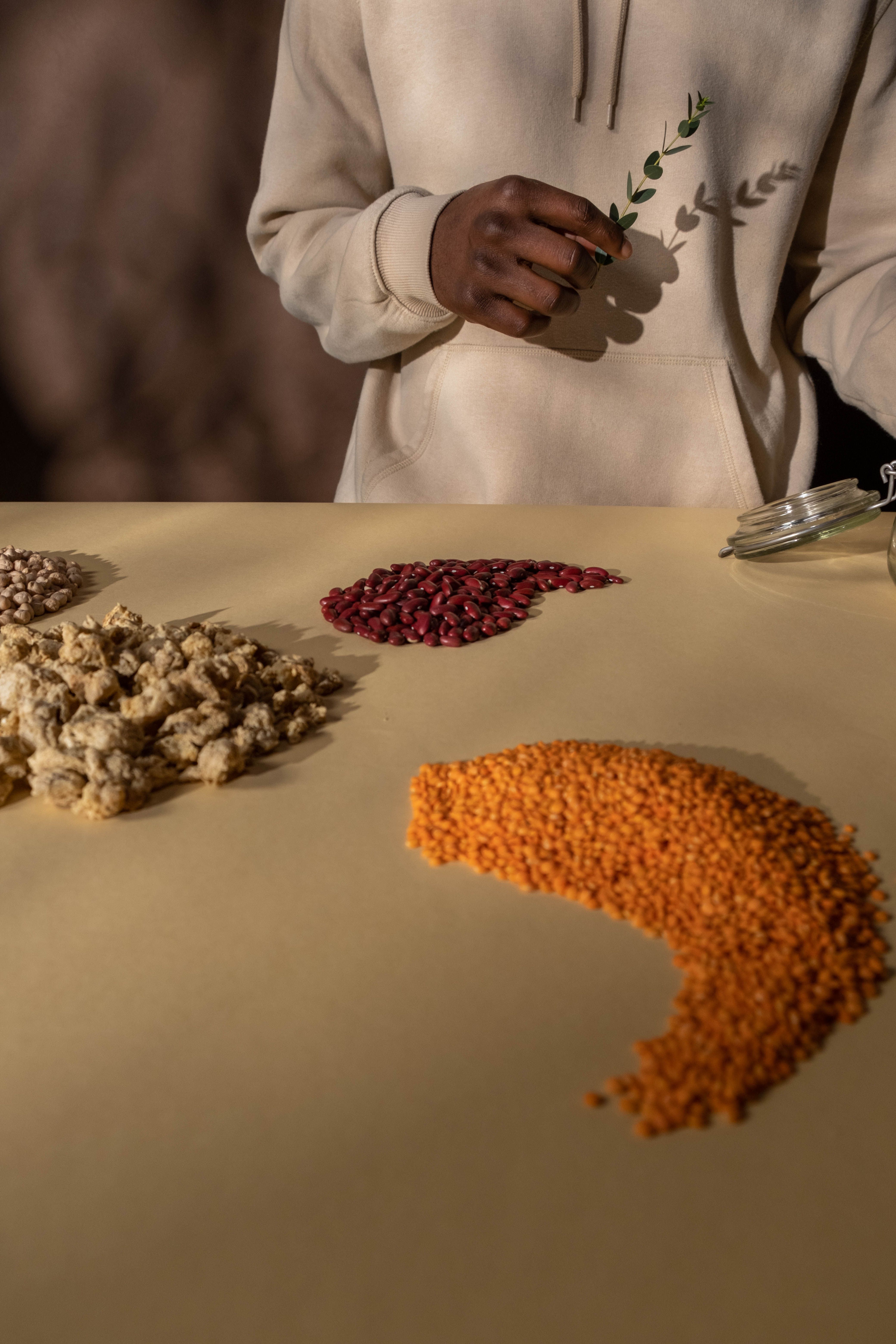 Mixing Grains Peas and Beans · Free Stock Photo