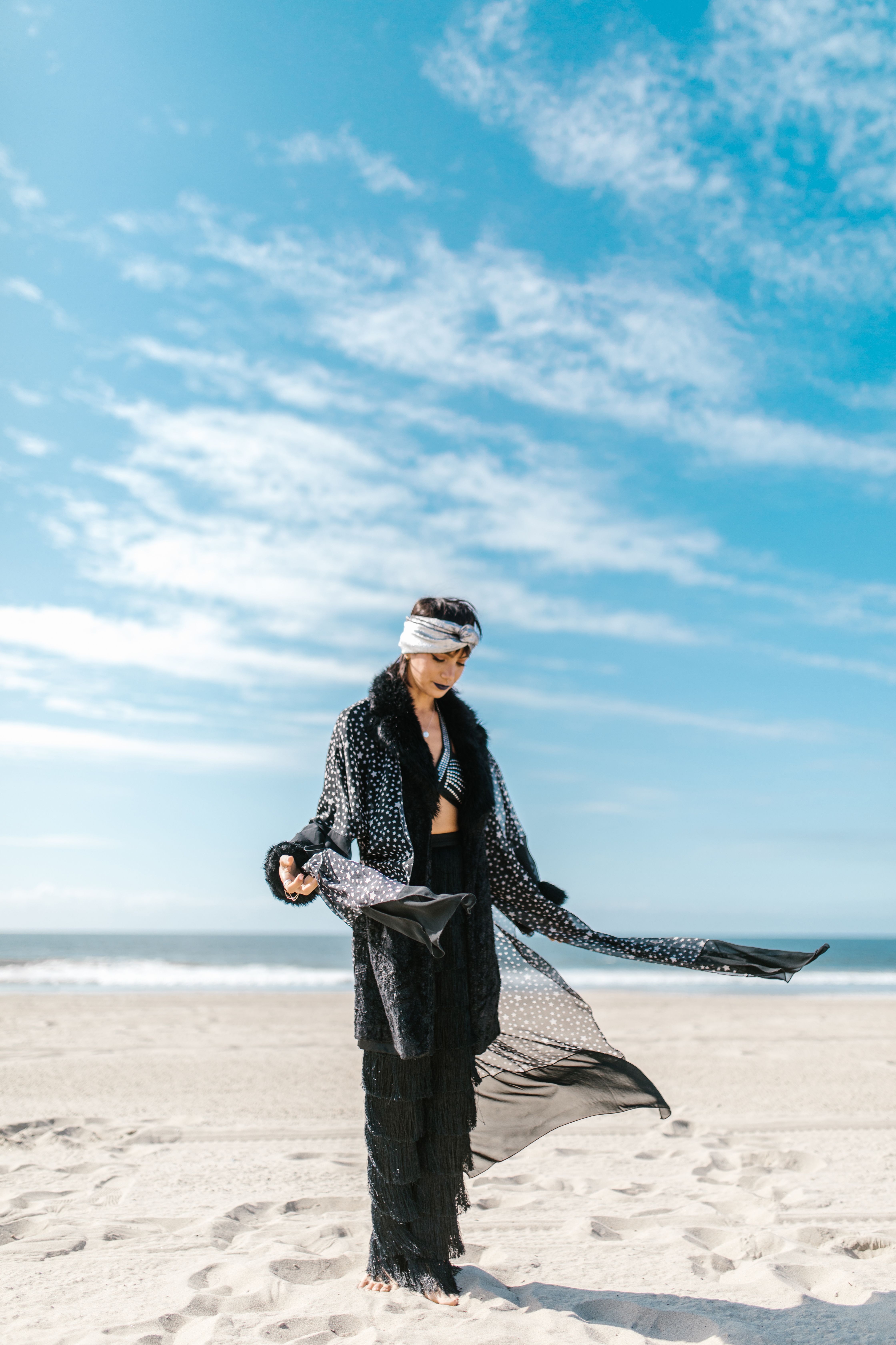 Stylish Edgy Woman in Black Attire · Free Stock Photo