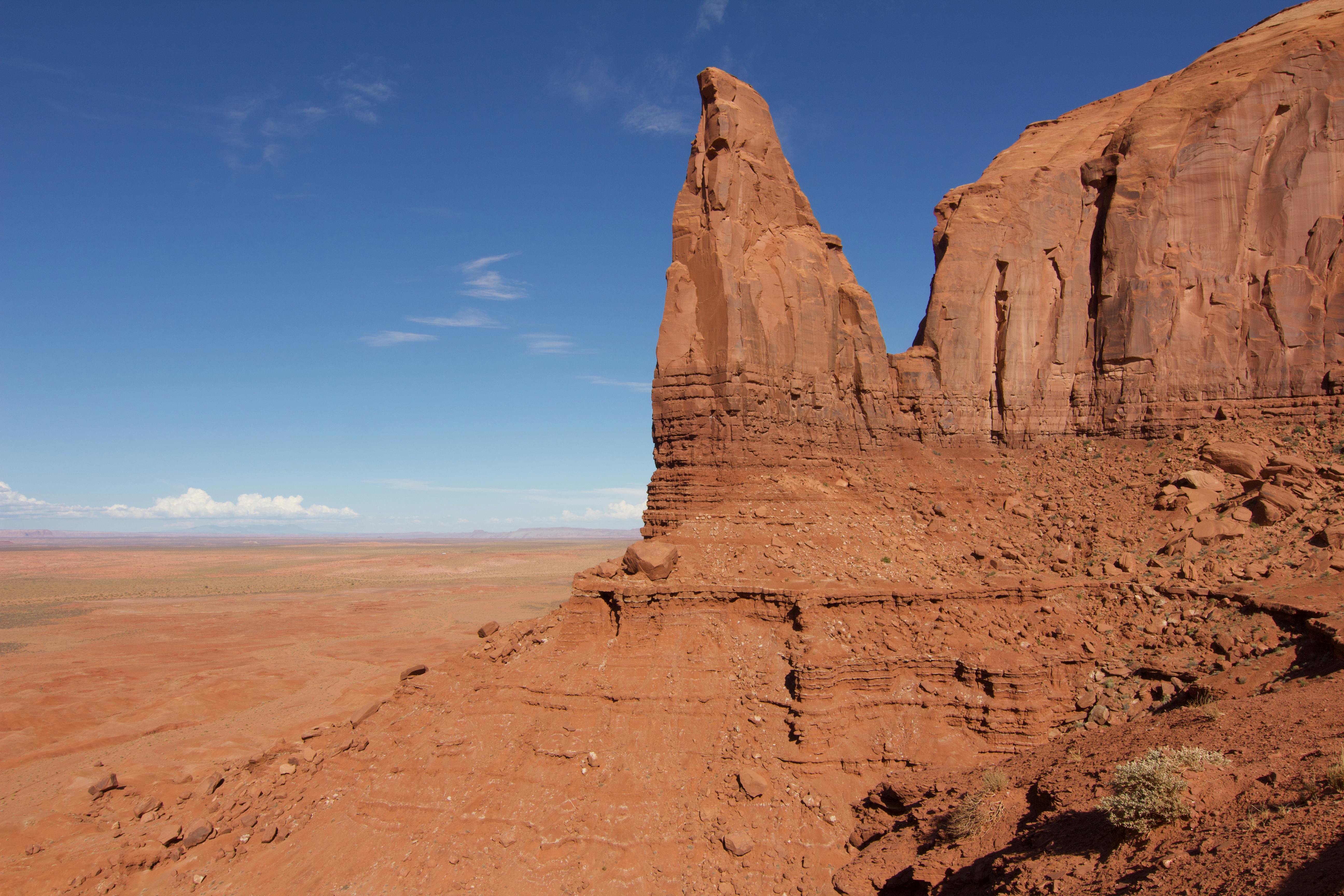 Brown Rock Formation Mountain over Blue Clear Sky during Daytime · Free ...
