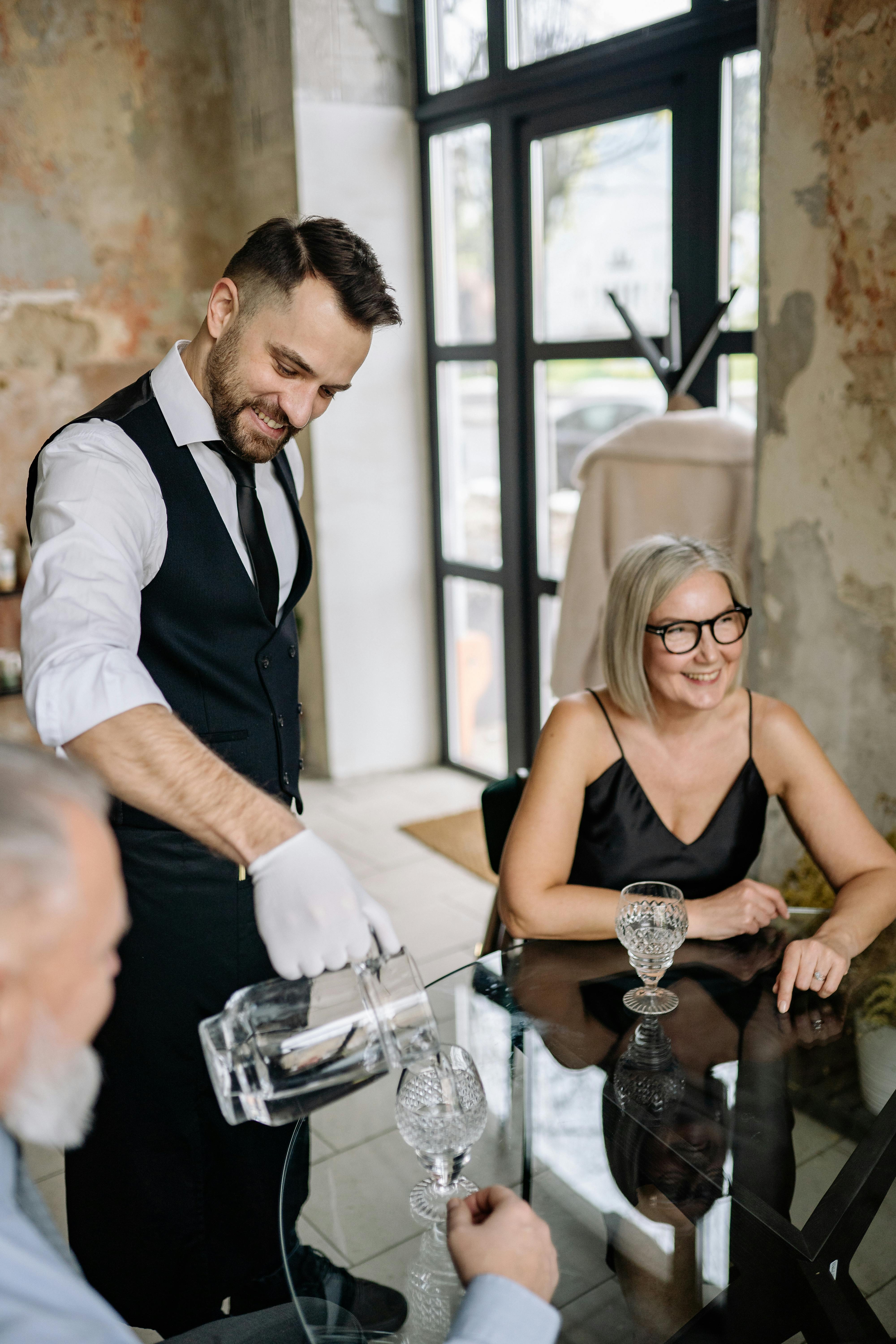 Waiter Serving Photos, Download The BEST Free Waiter Serving Stock ...