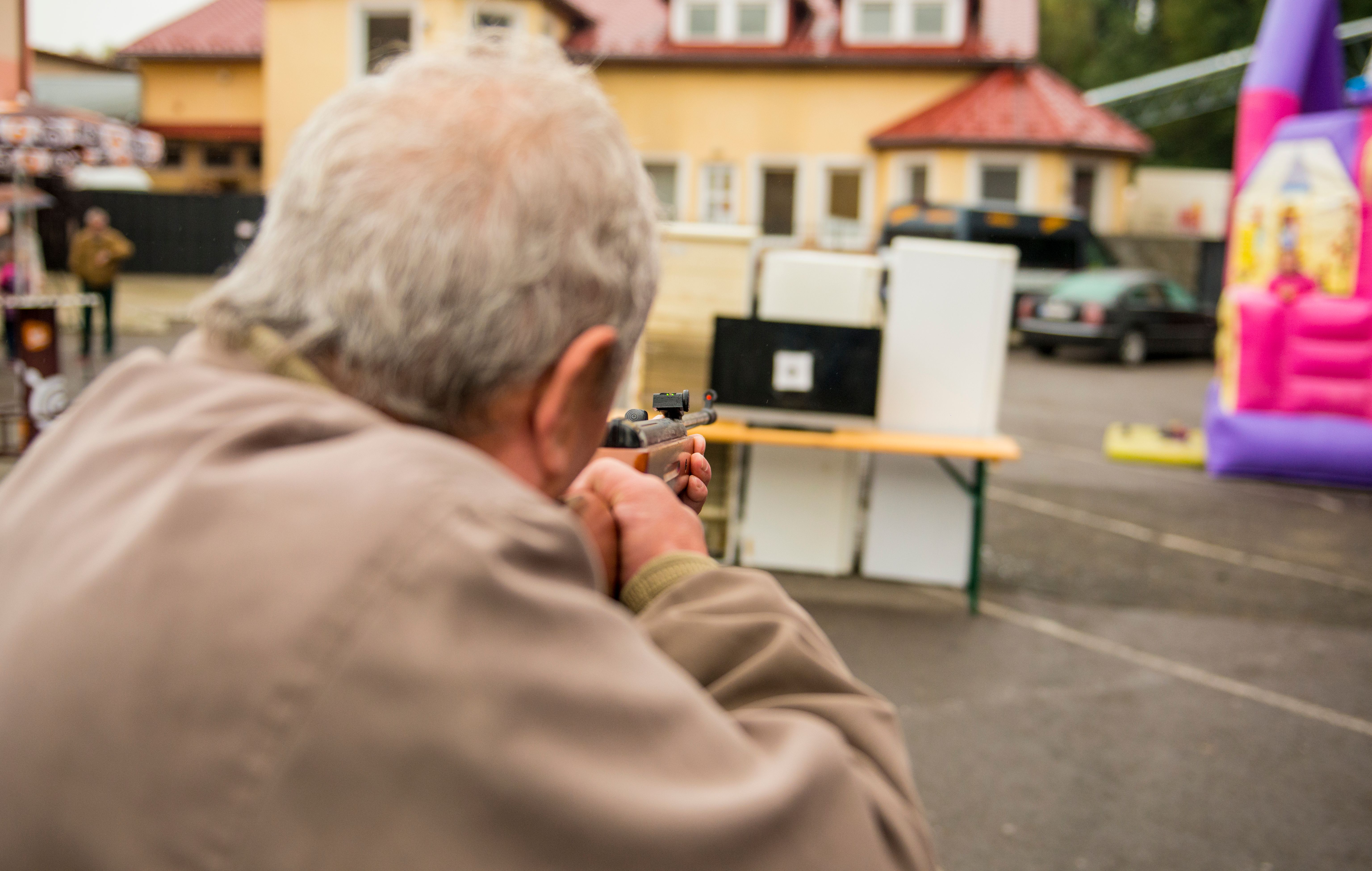 Free stock photo of dad, grandfather, gun