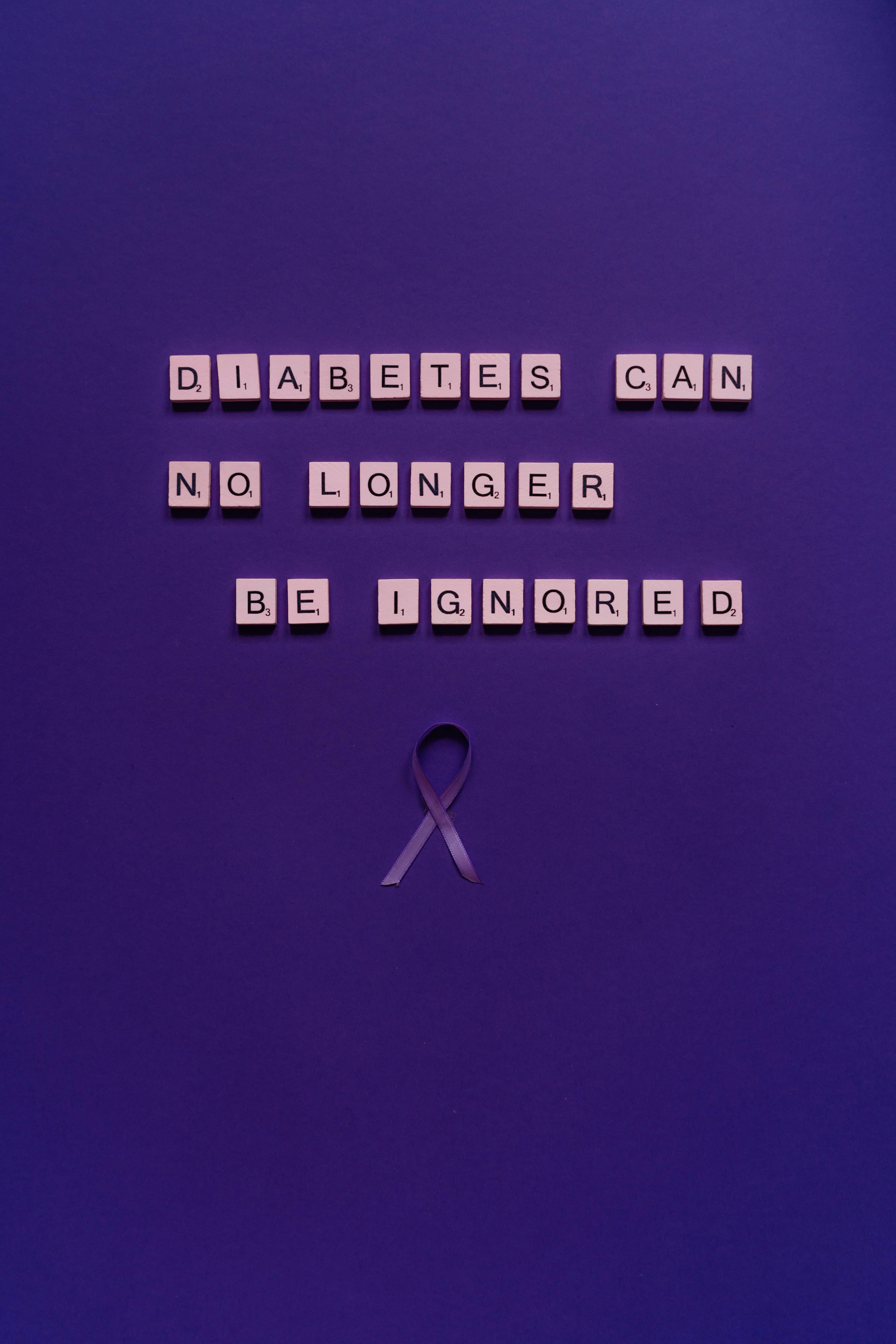 Scrabble Tiles on Purple Background · Free Stock Photo