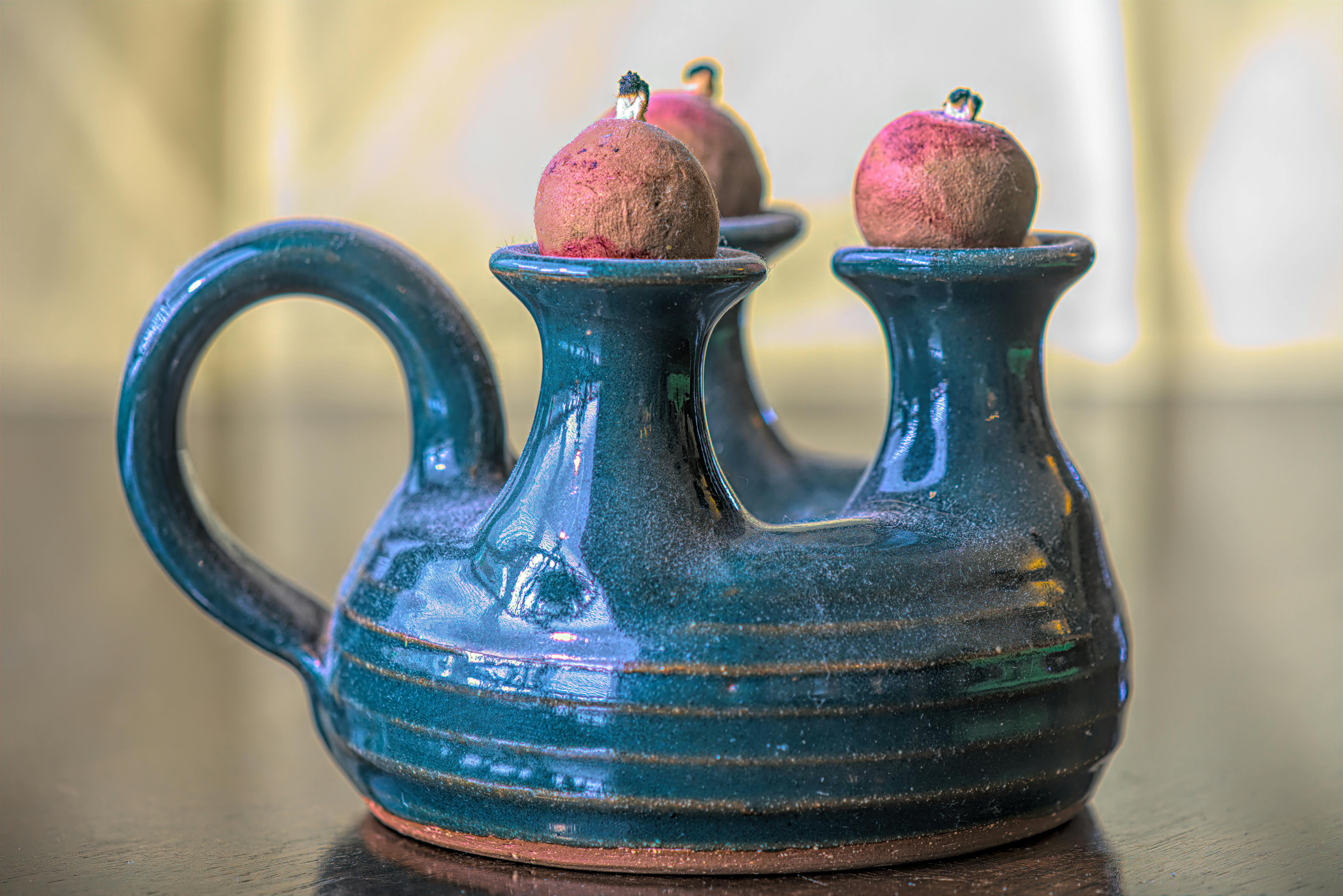 Fruit in Ceramic Kettle · Free Stock Photo