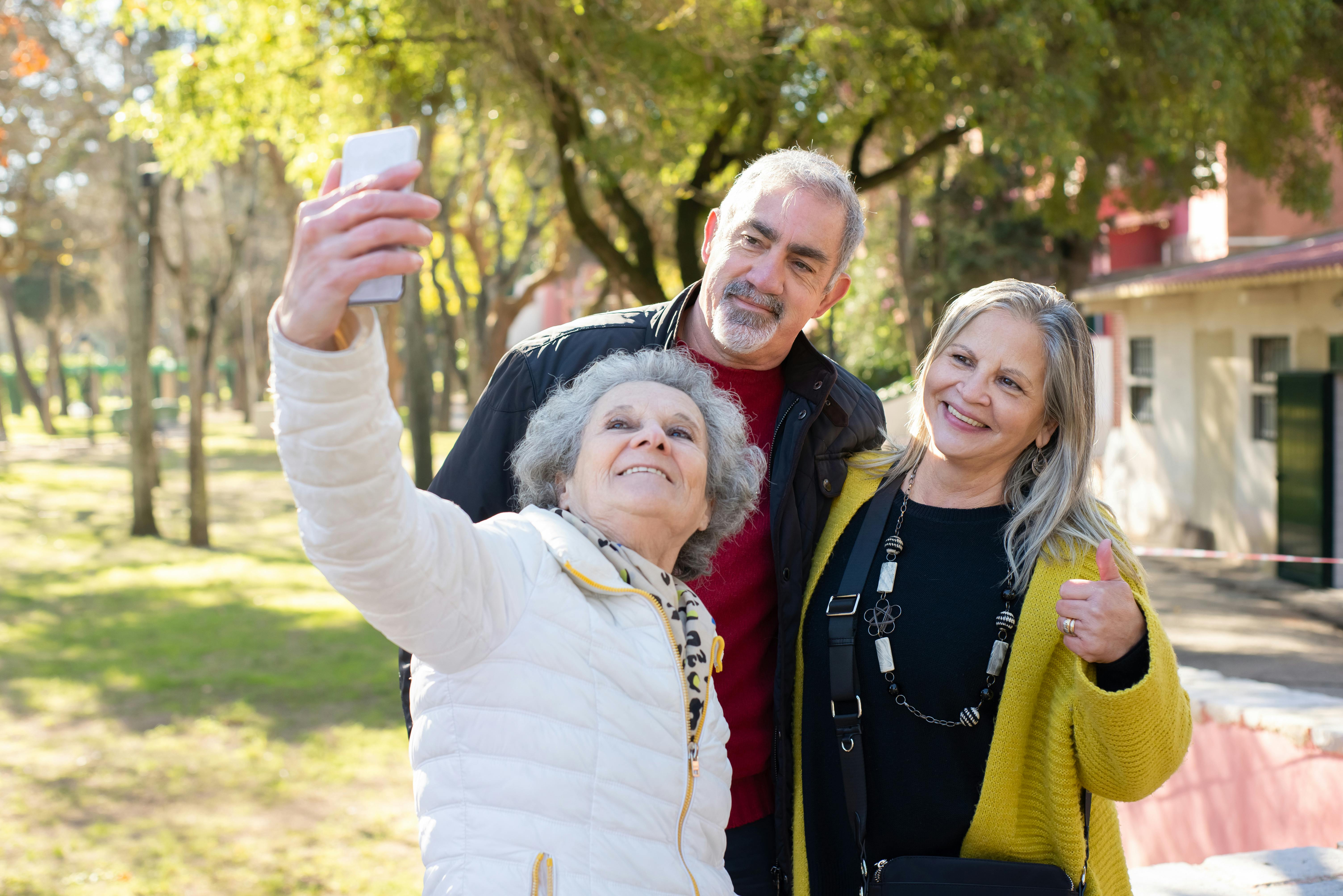 Elderly People having a Get Together · Free Stock Photo