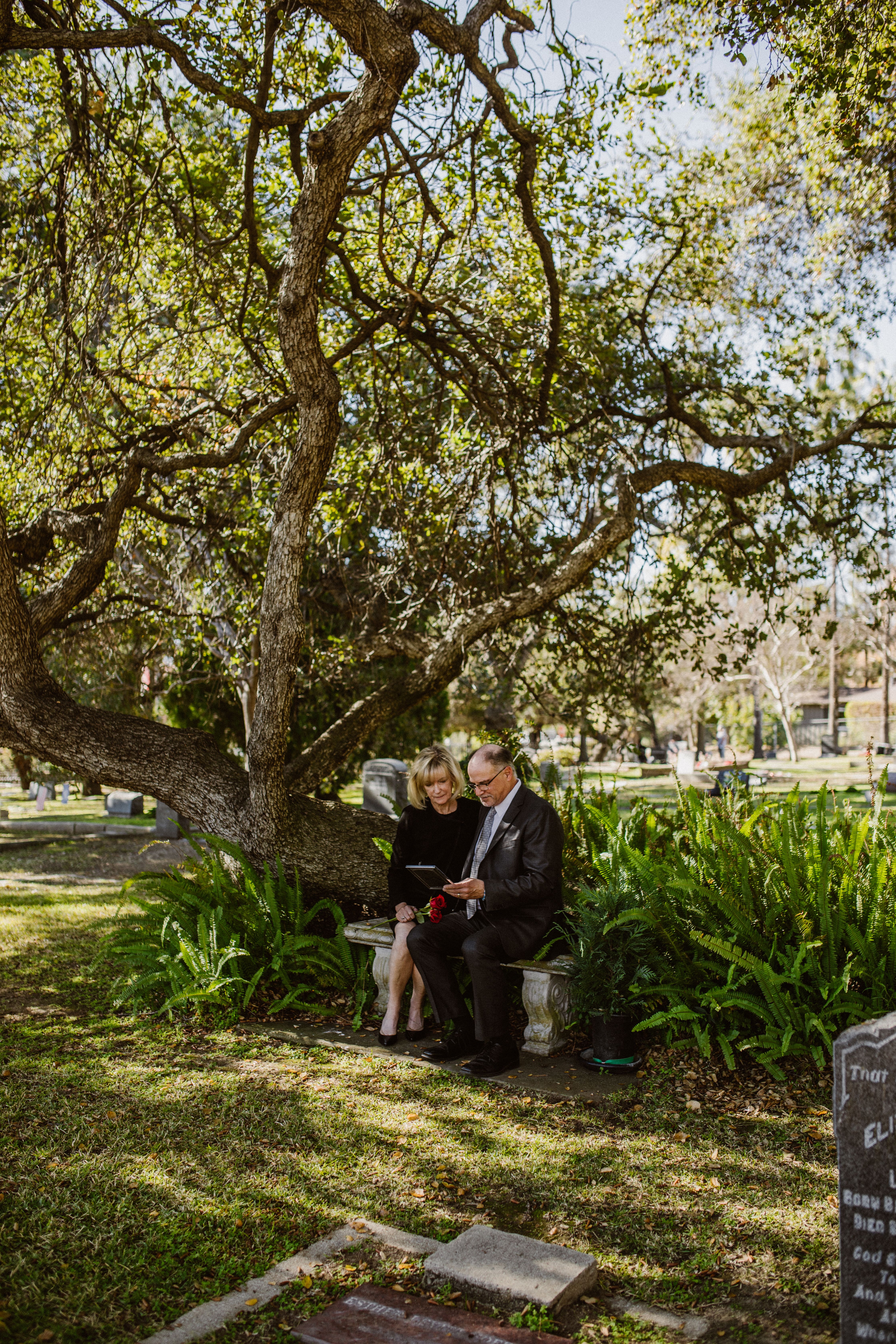 Foto de stock gratuita sobre adulto mayor, cementerio, duelo, luto ...
