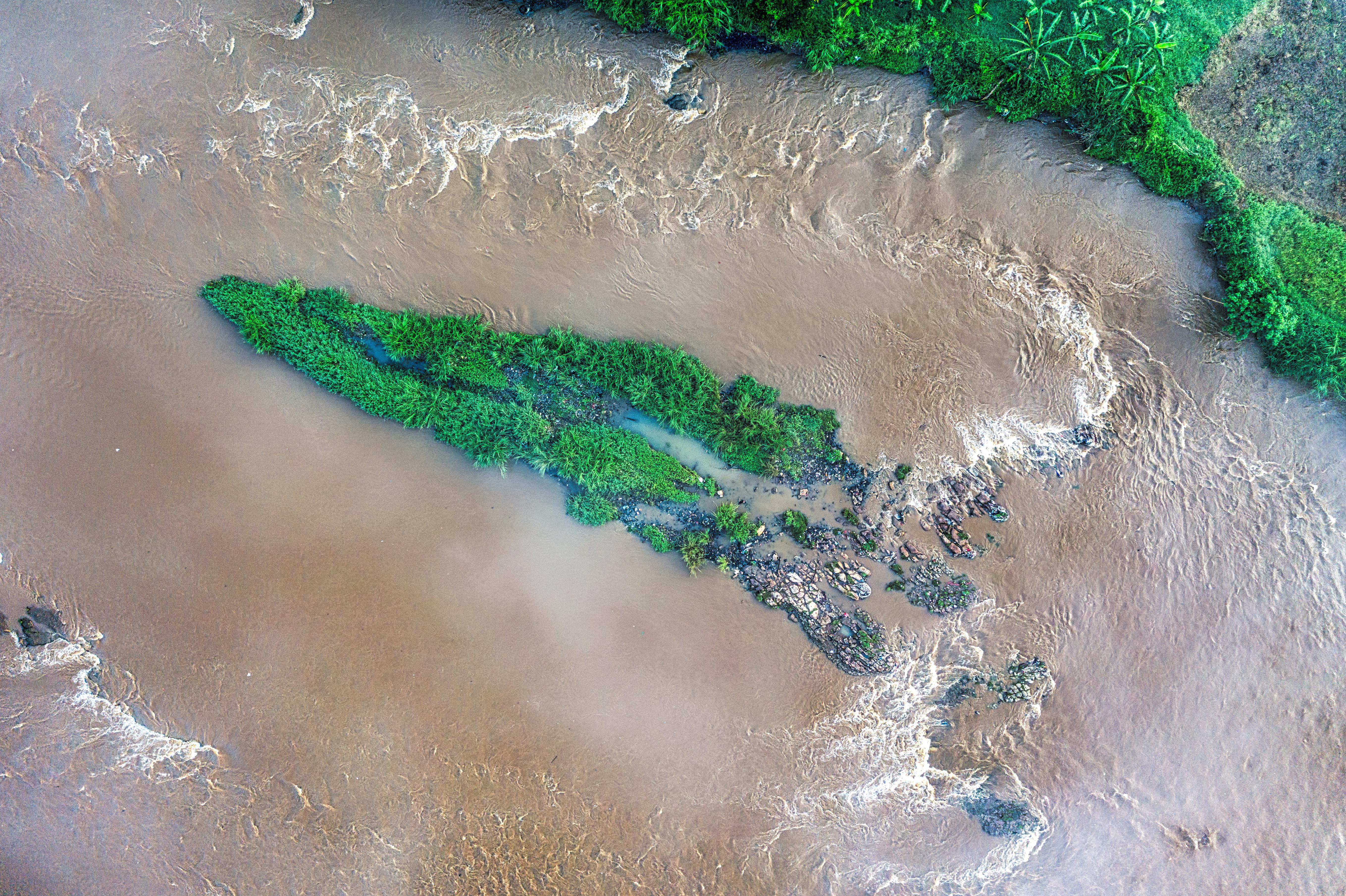 Aerial Photography of a River · Free Stock Photo
