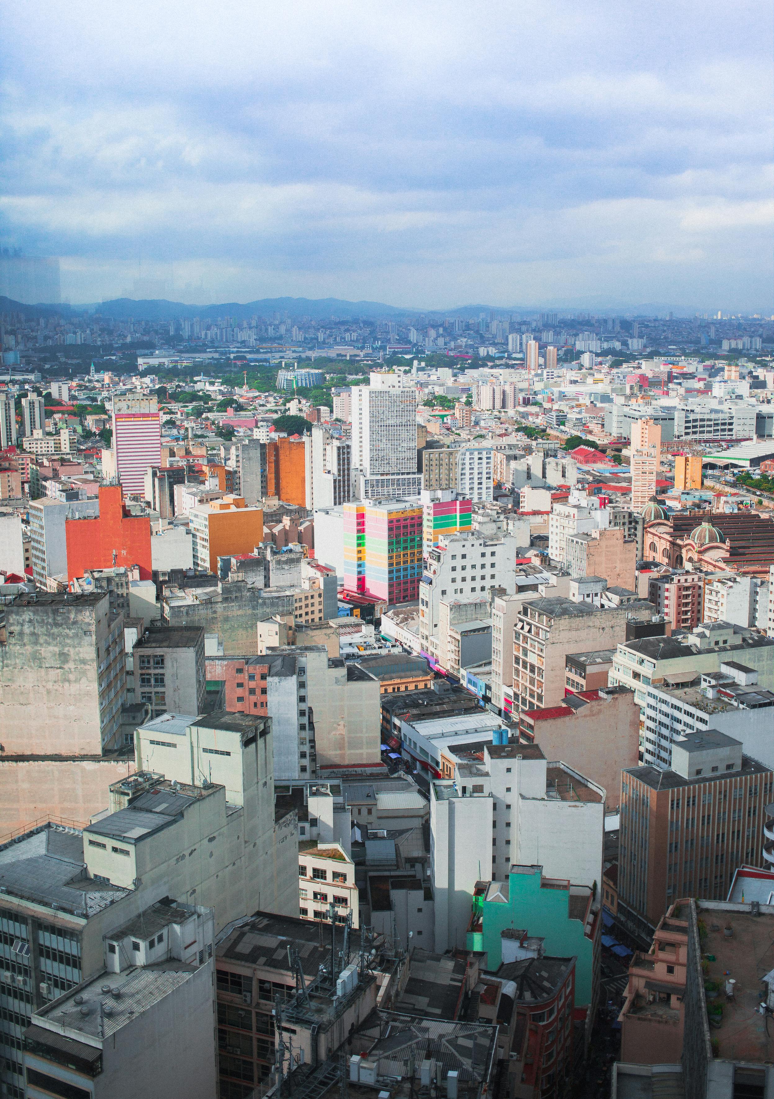 Aerial View of an Urban Area · Free Stock Photo