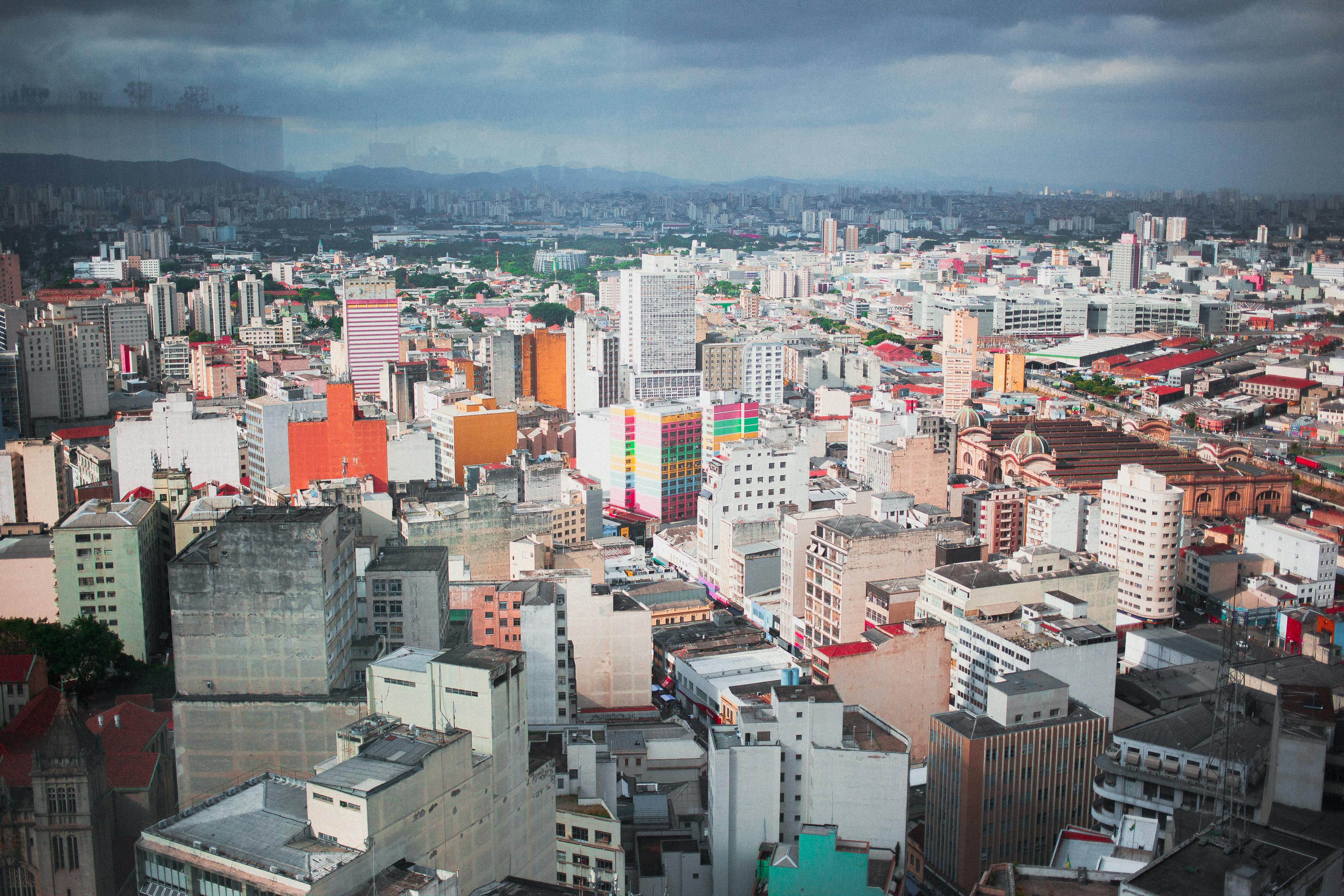 Aerial View of an Urban Area · Free Stock Photo