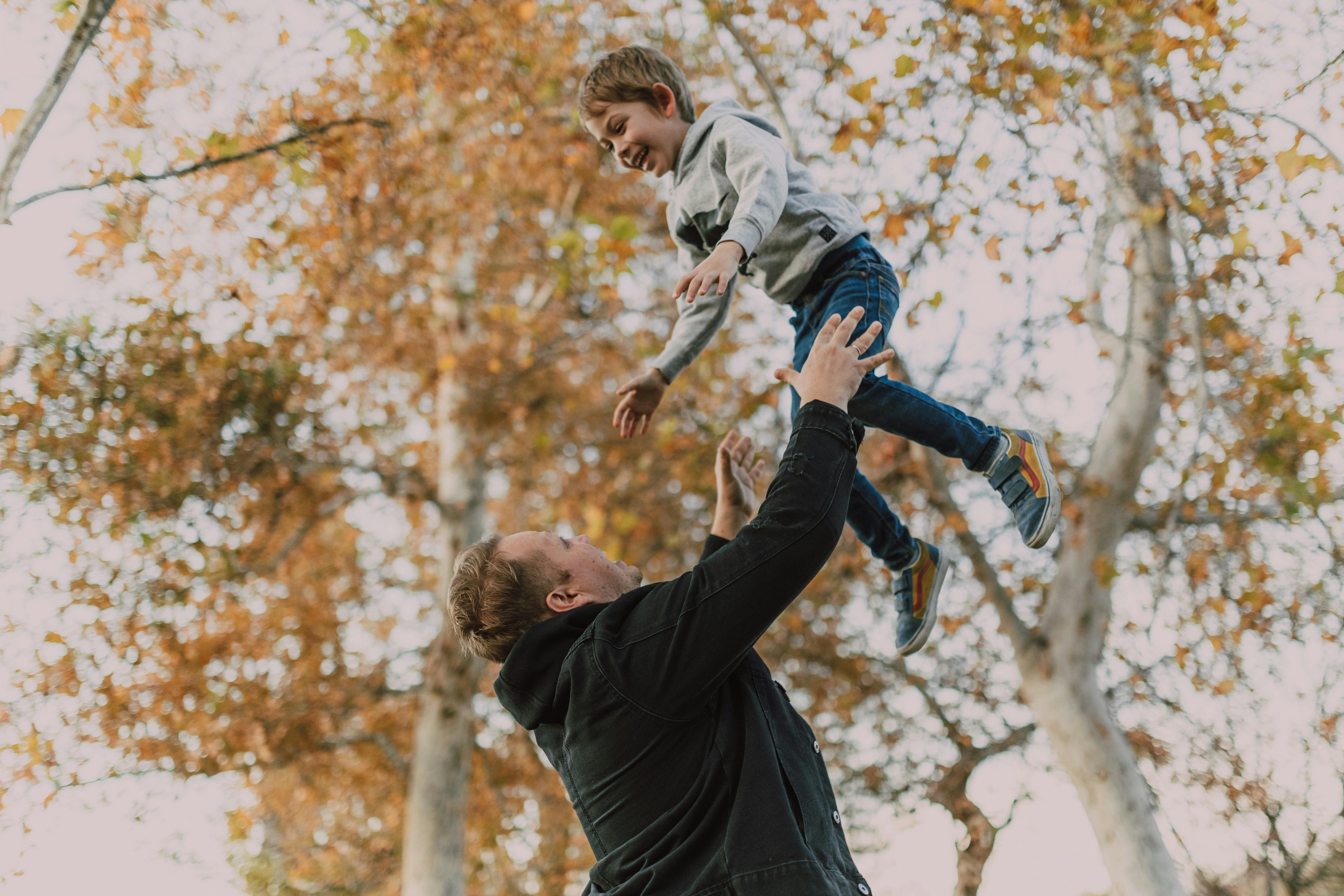 Photo of Father and Son Having Fun · Free Stock Photo