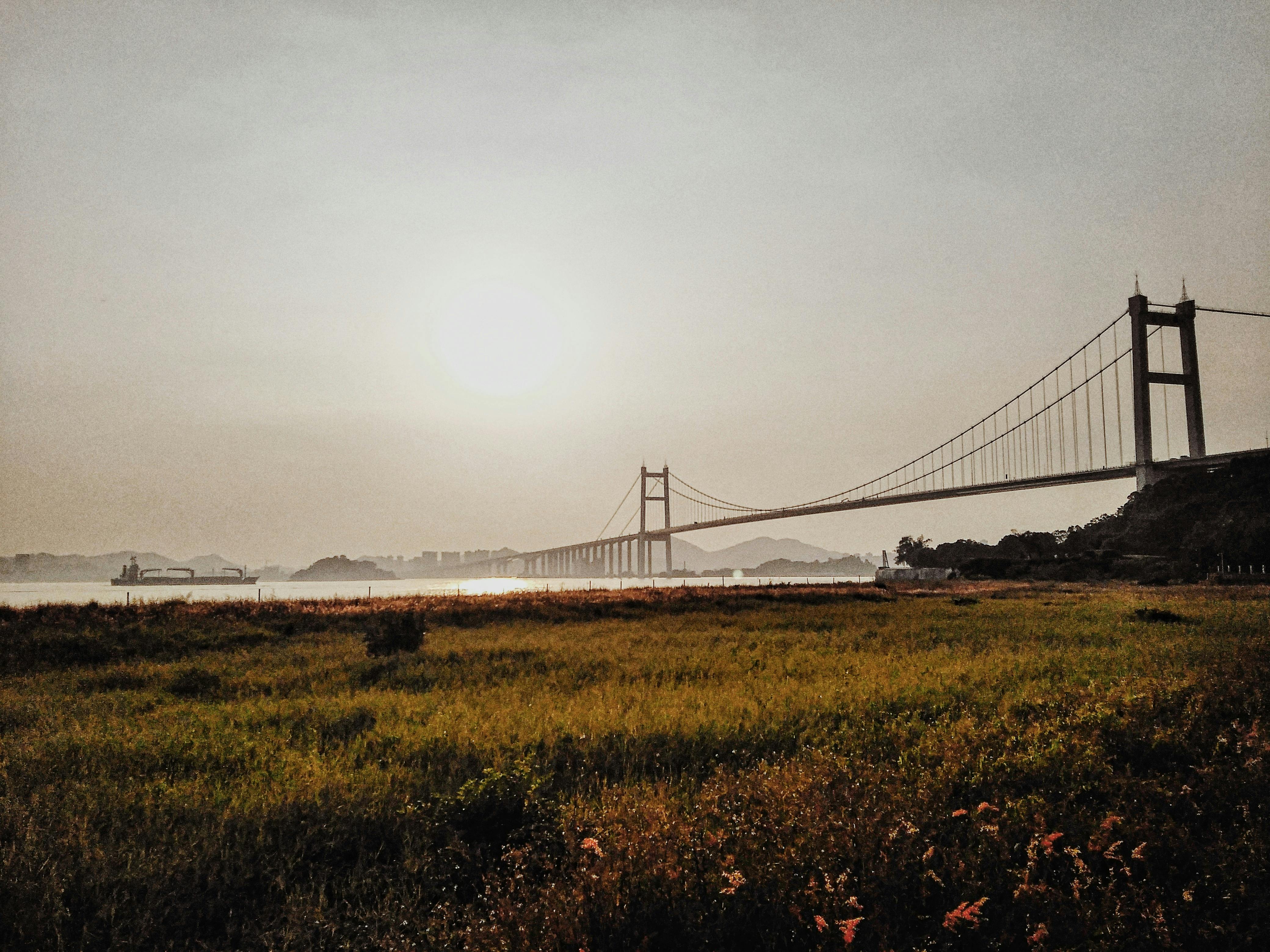 Tsing Ma Bridge in Hongkong · Free Stock Photo