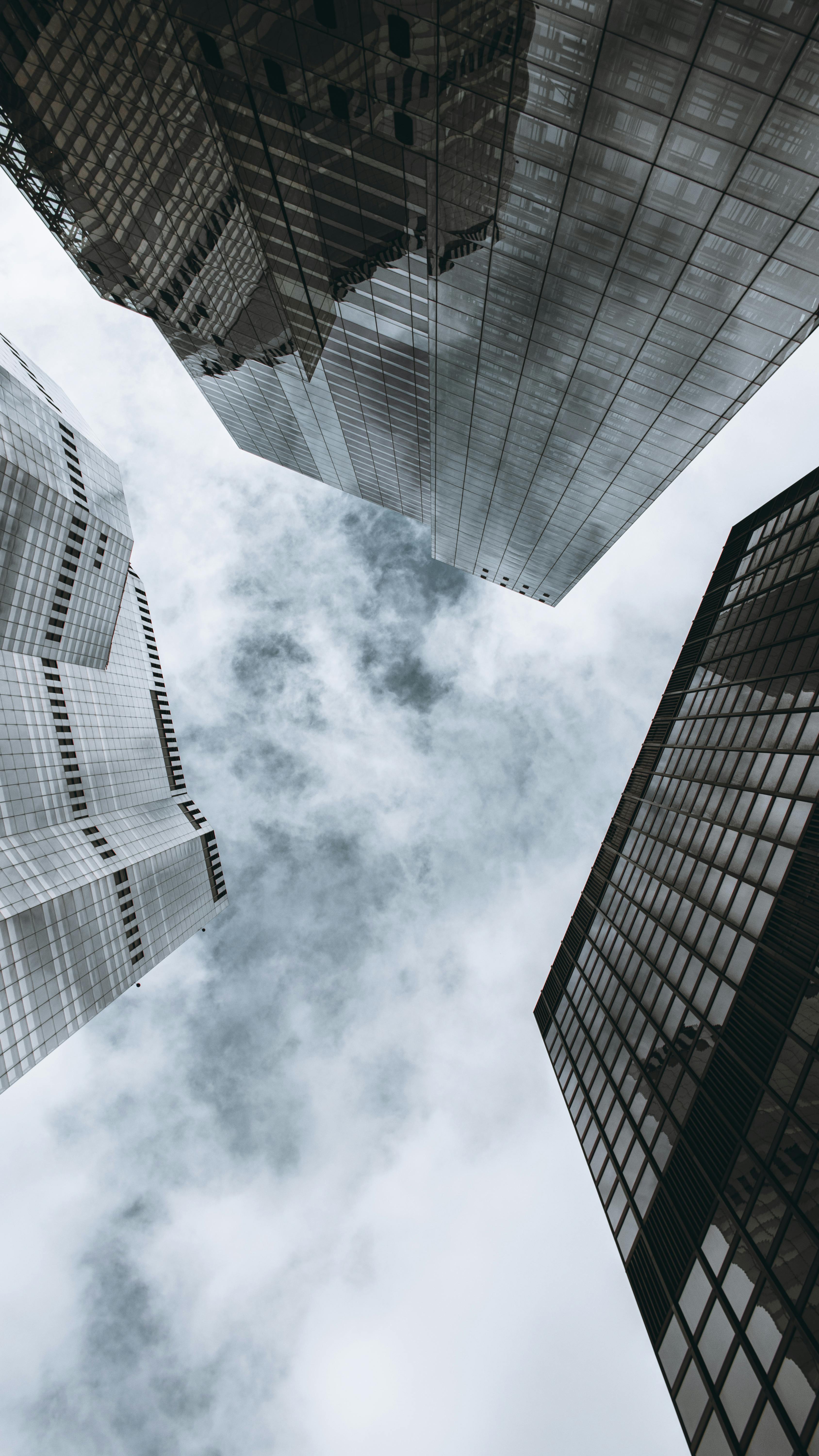 Low-Angle Shot of Tall Buildings · Free Stock Photo