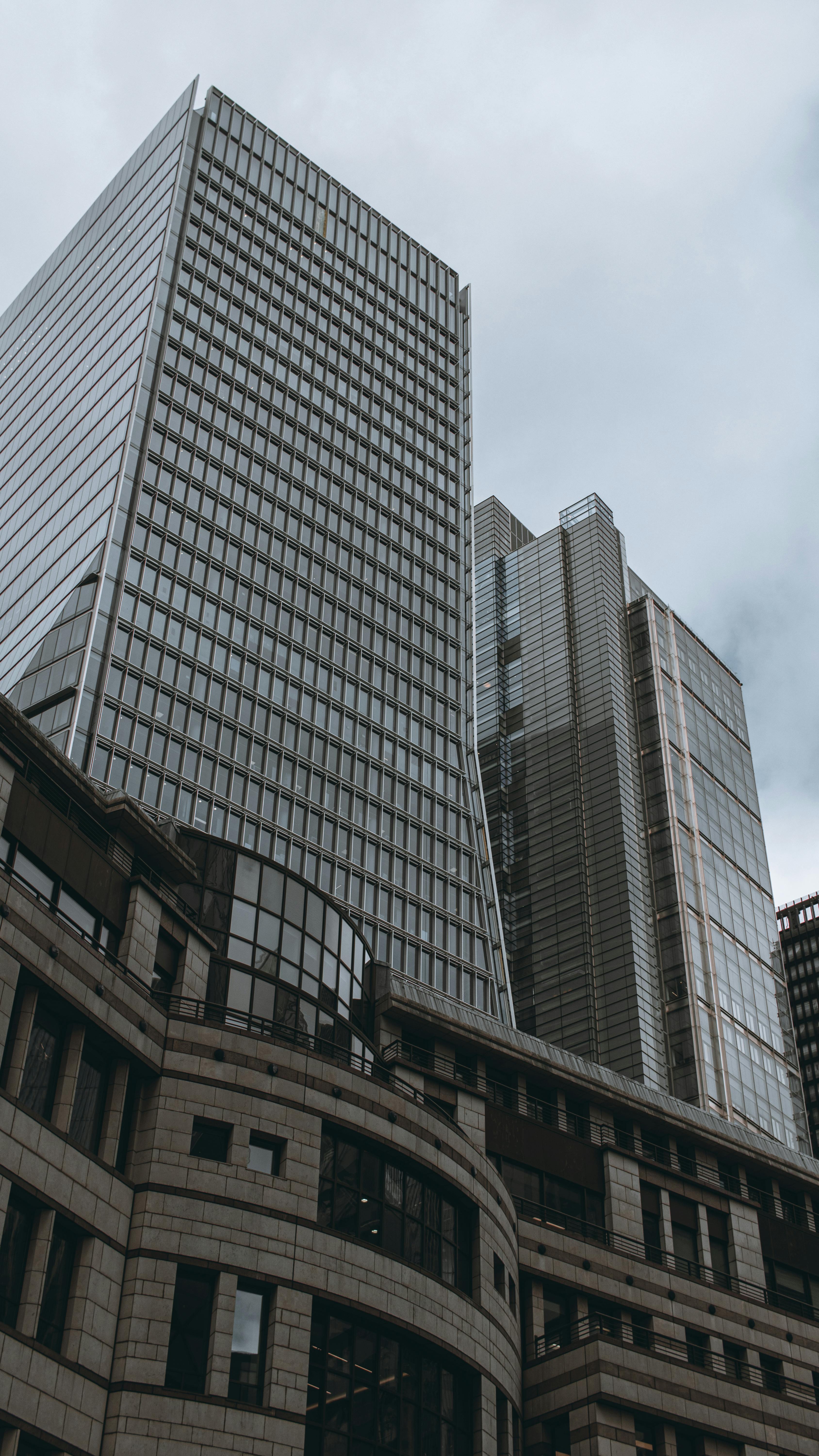 Photo of High-Rise Buildings with Glass Windows · Free Stock Photo