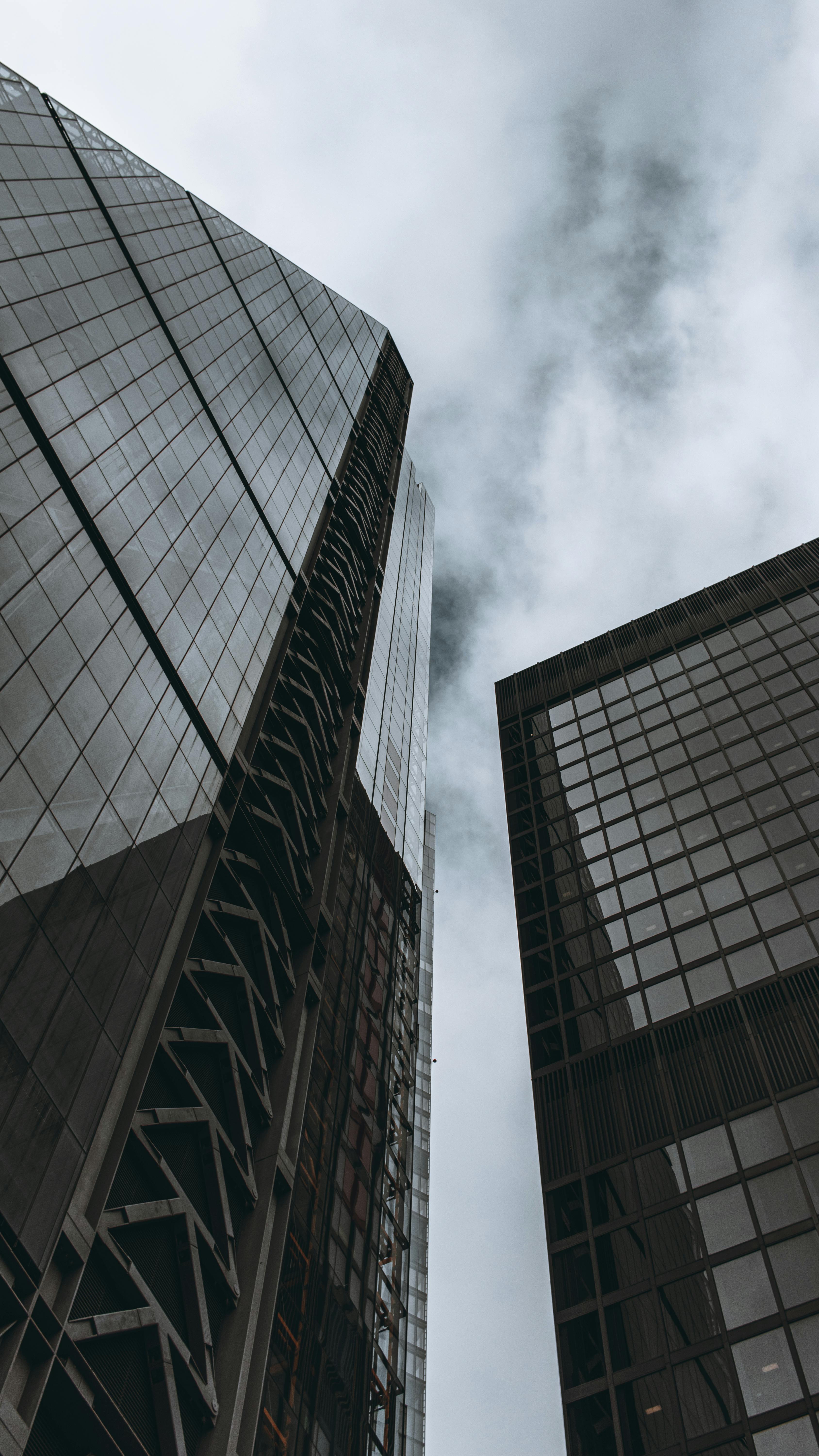 Low Angle Photography of High Rise Buildings · Free Stock Photo
