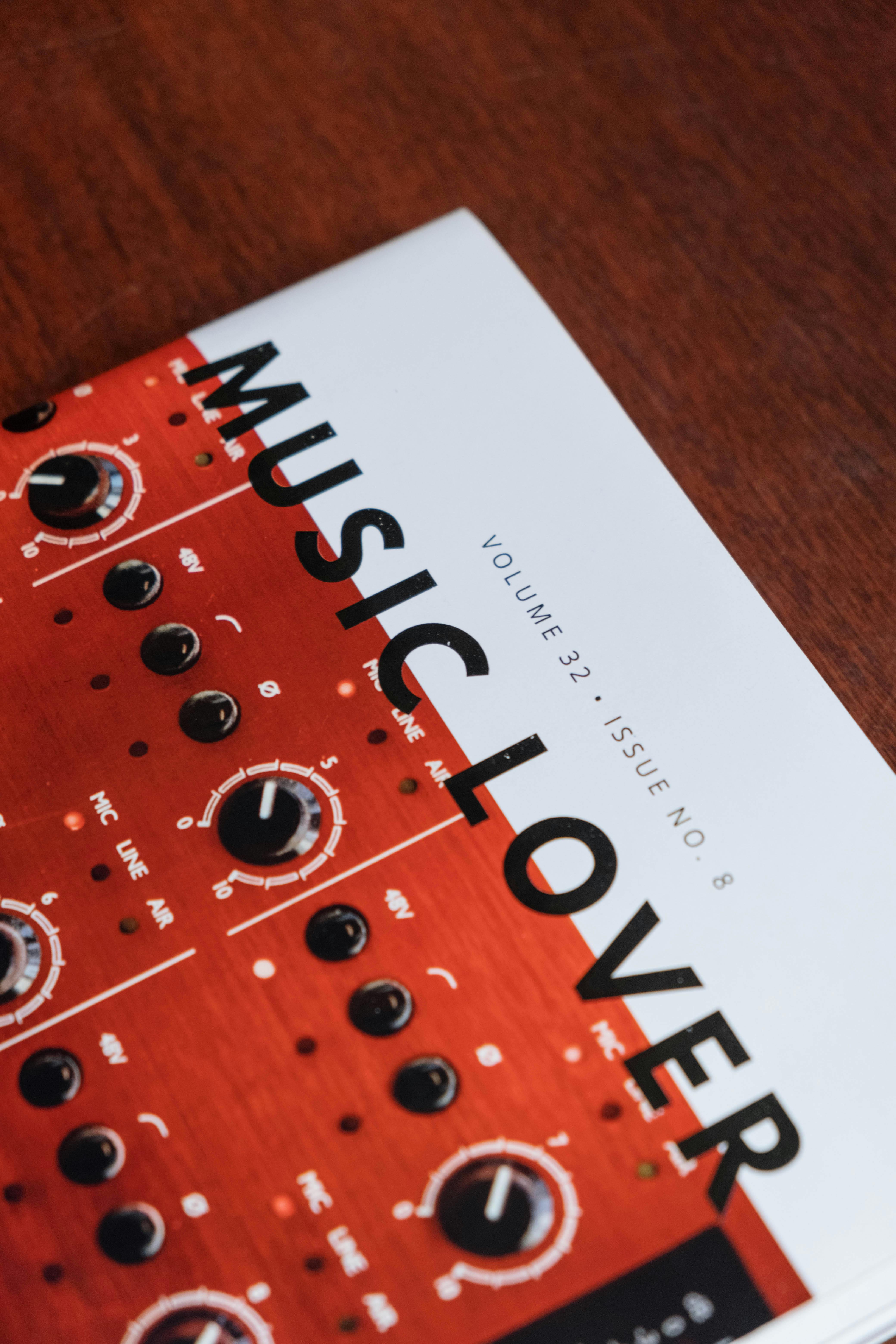 Vintage Red Synthesizer · Free Stock Photo