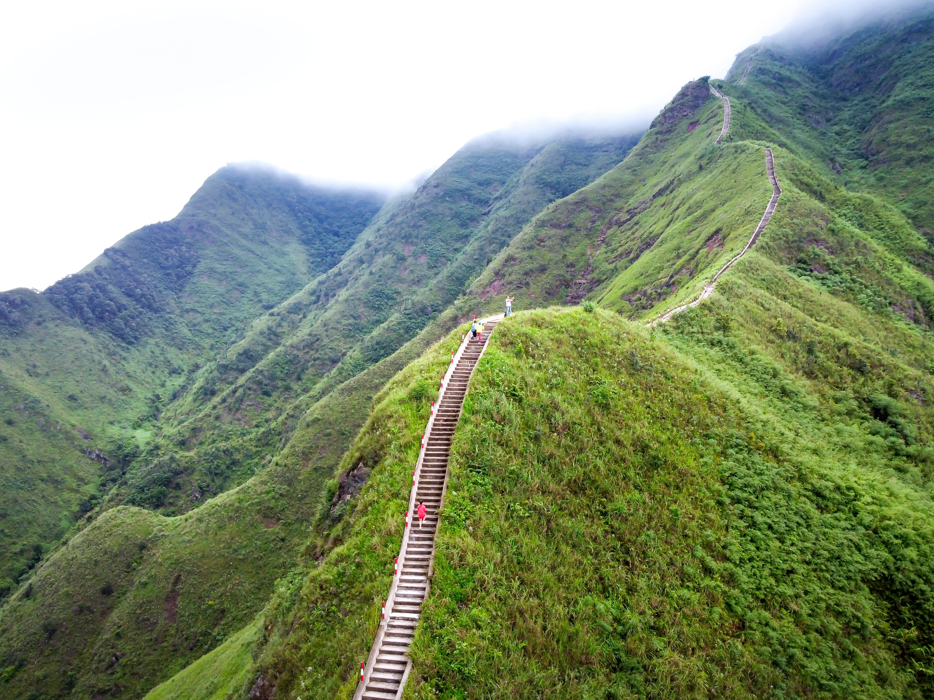 Stairs on Mountainside · Free Stock Photo