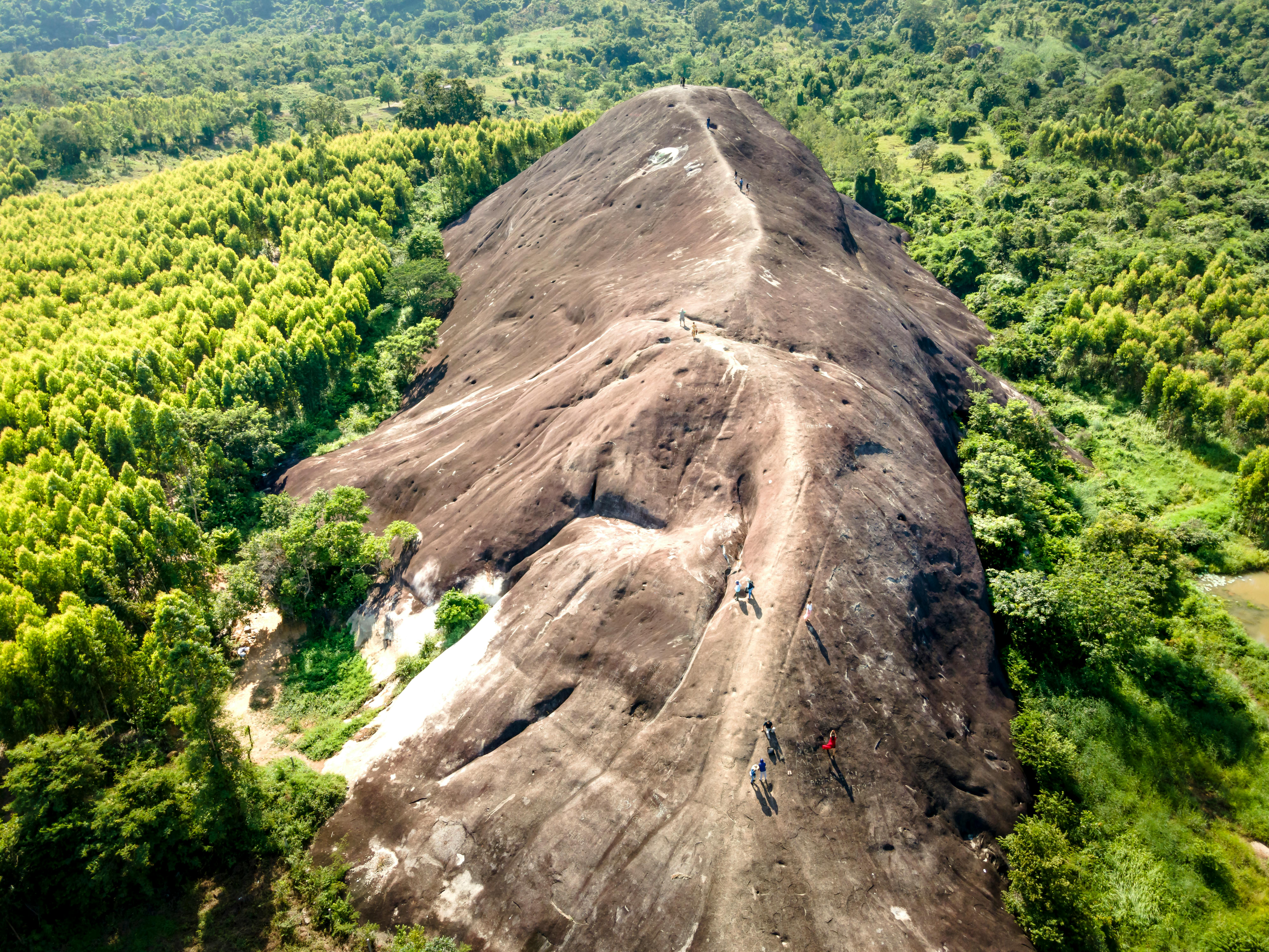 Aerial Photography of Giant Rock Shaped Like an Elephant · Free Stock Photo