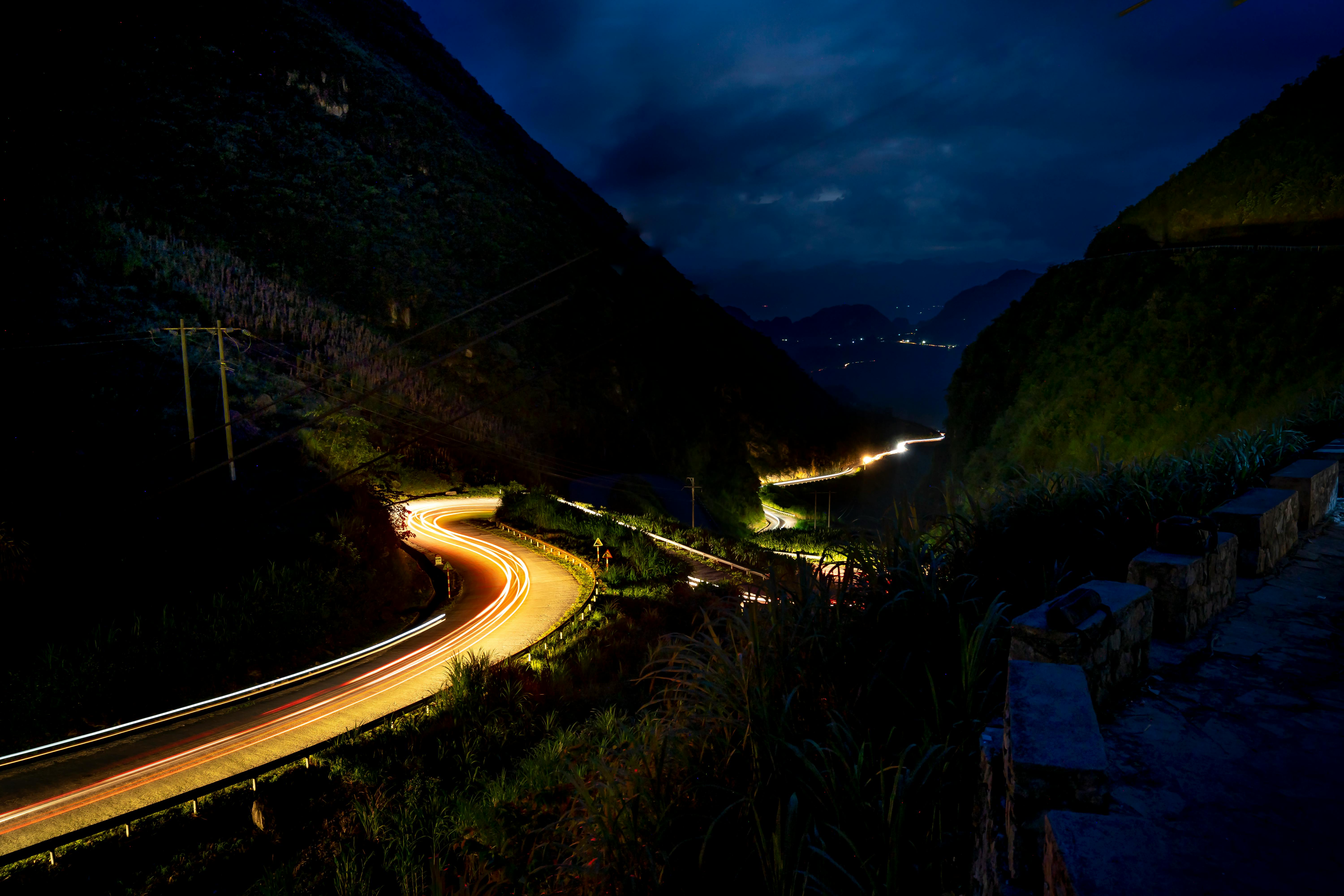 Time Lapse Photography of Cars on the Road during Night Time · Free ...