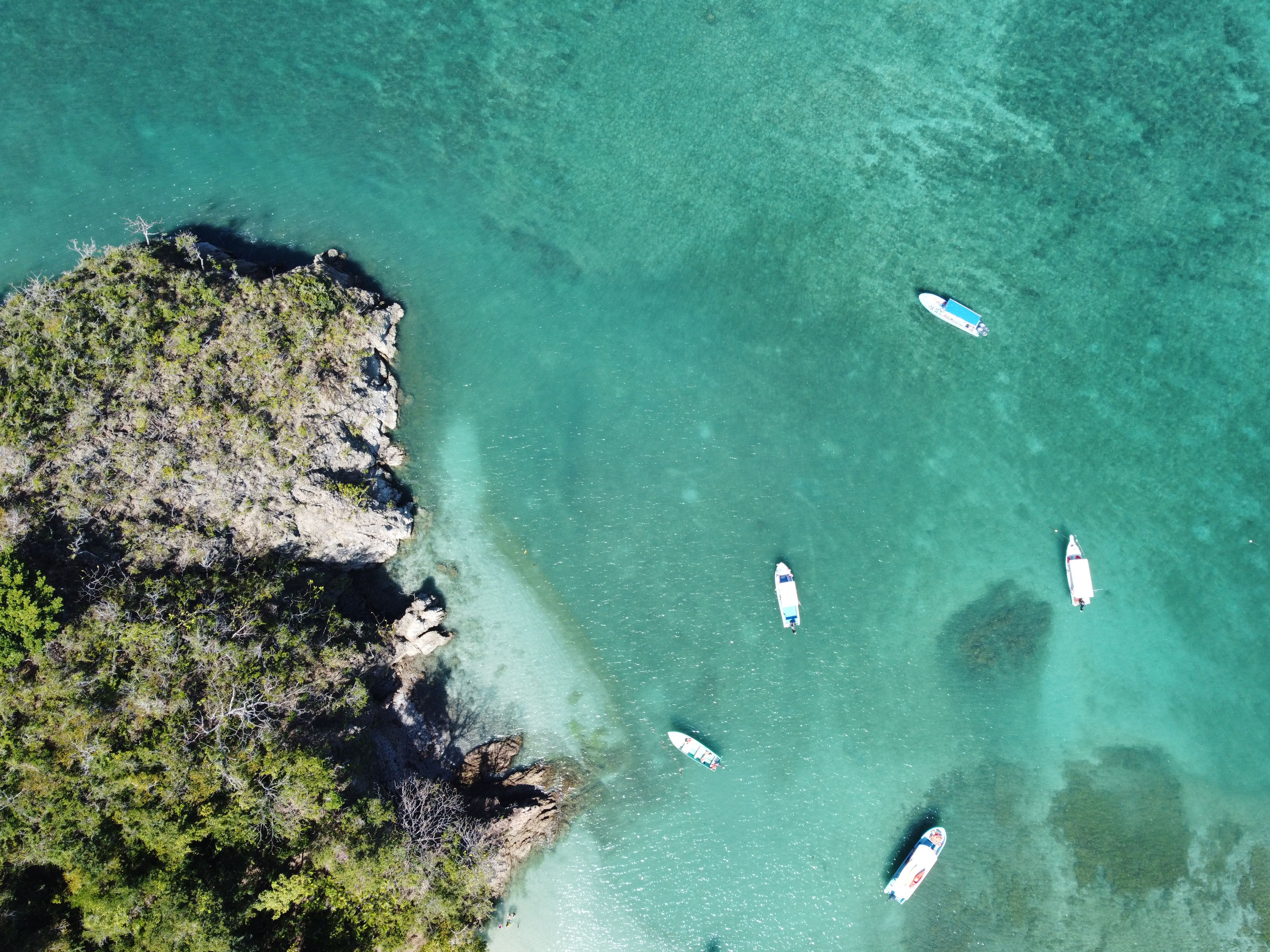 Brown Wooden Raft on Body of Water · Free Stock Photo