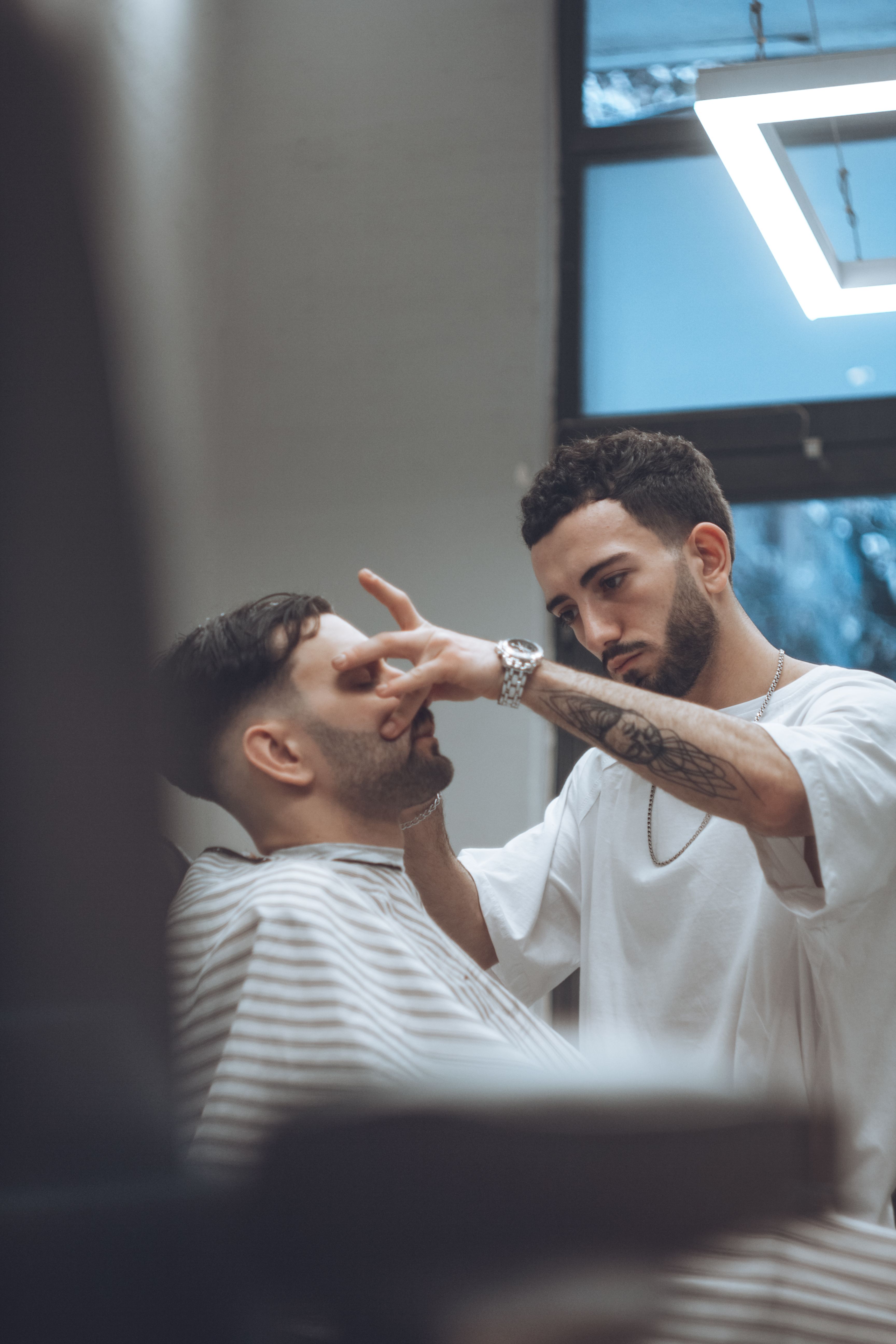 Photo of a Man Getting a Haircut · Free Stock Photo