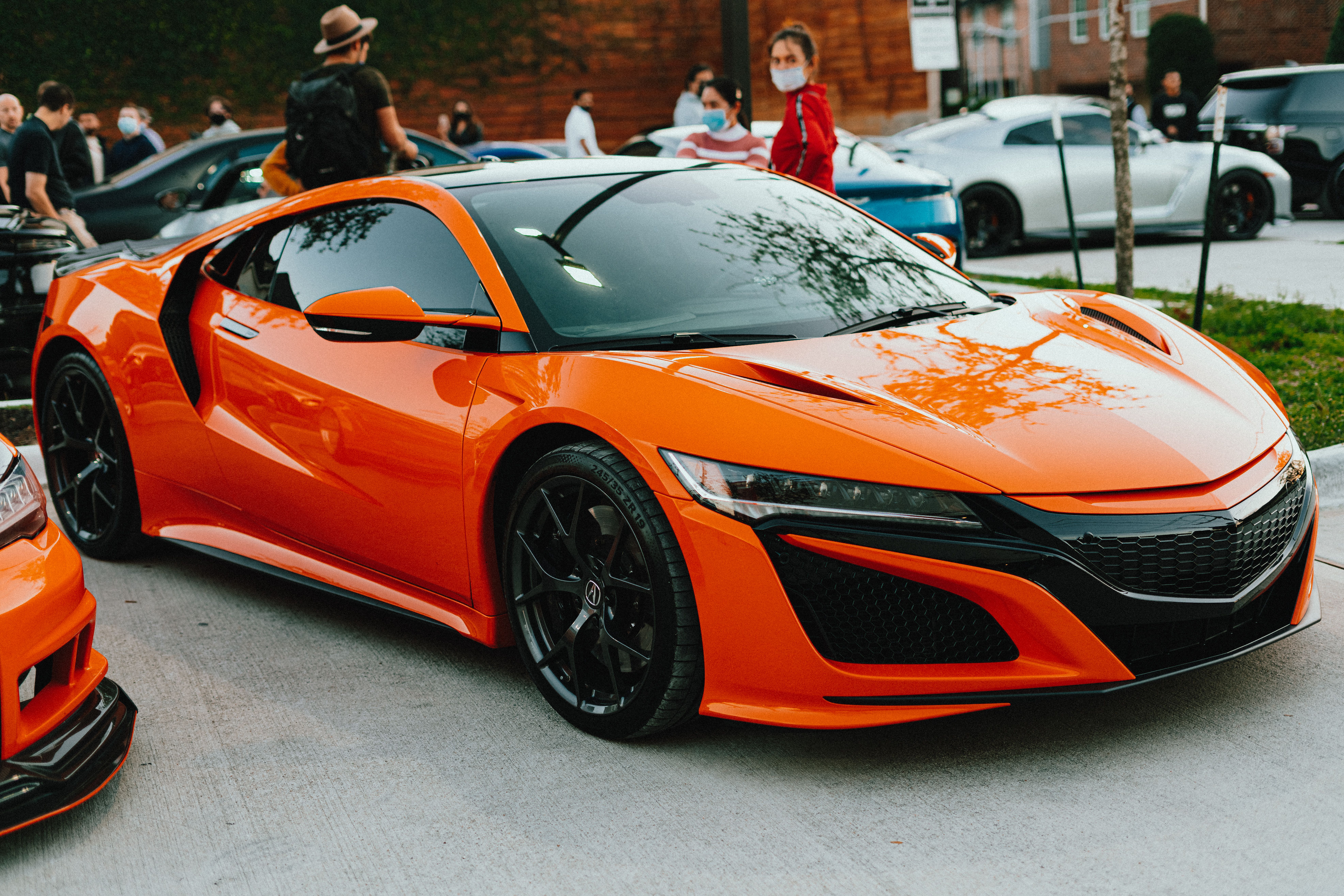 Orange Acura Nsx on Car Show · Free Stock Photo