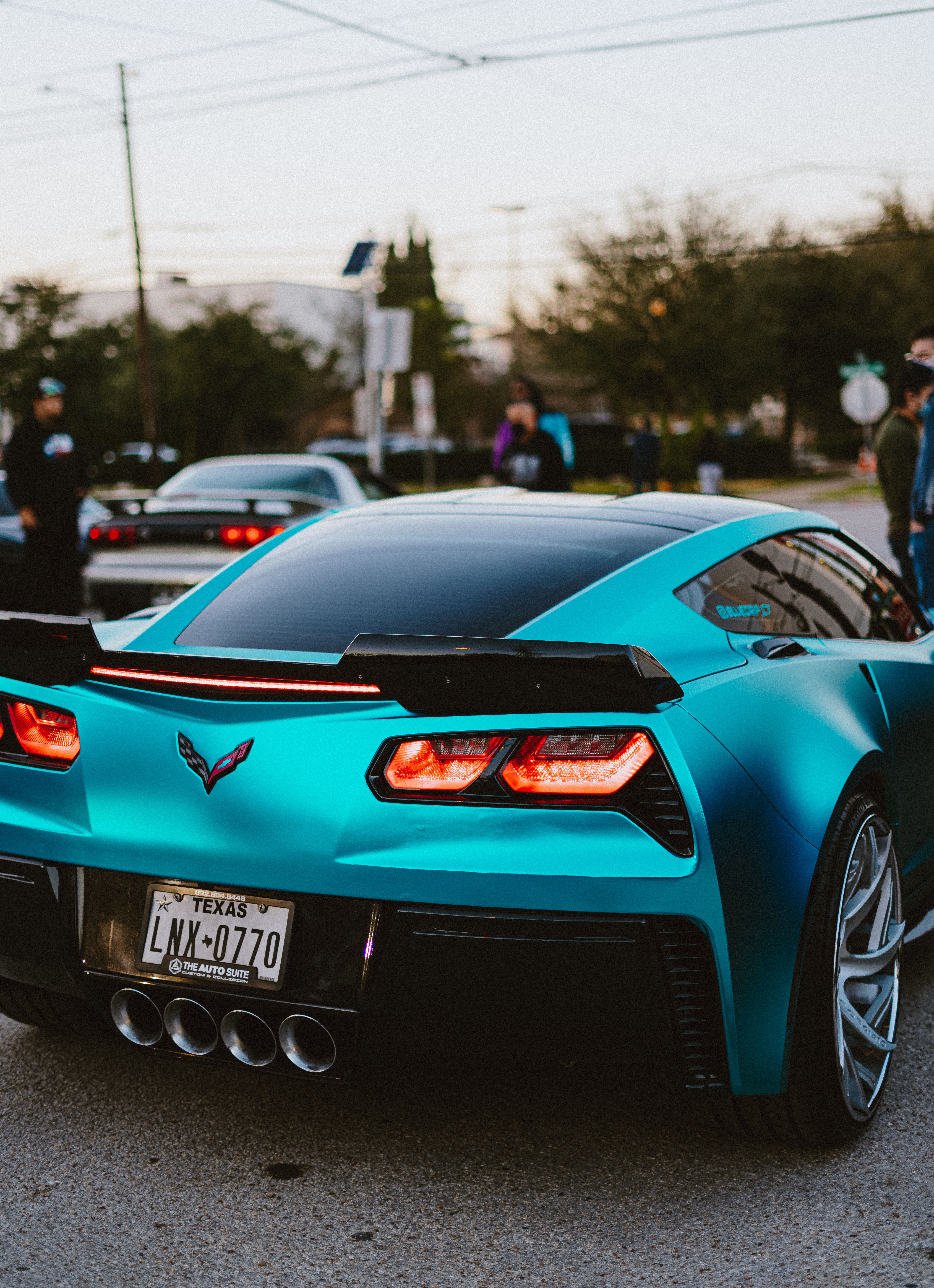 Blue Car Parked on the Street · Free Stock Photo