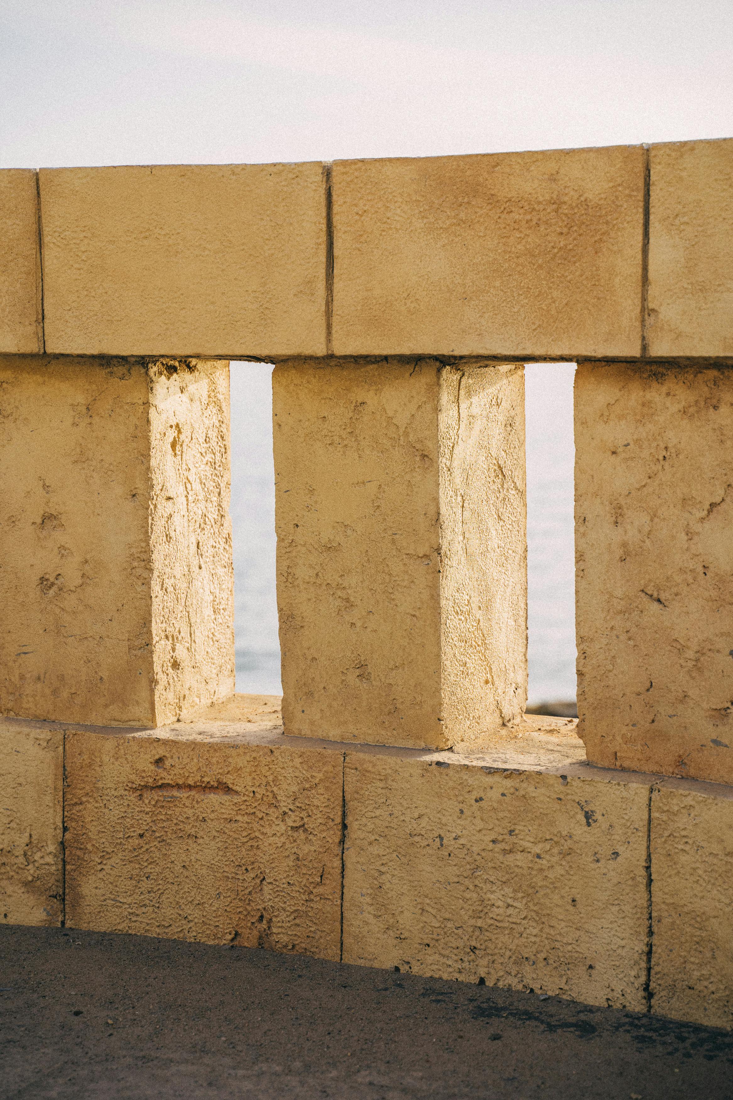 Concrete Barrier with Windows · Free Stock Photo