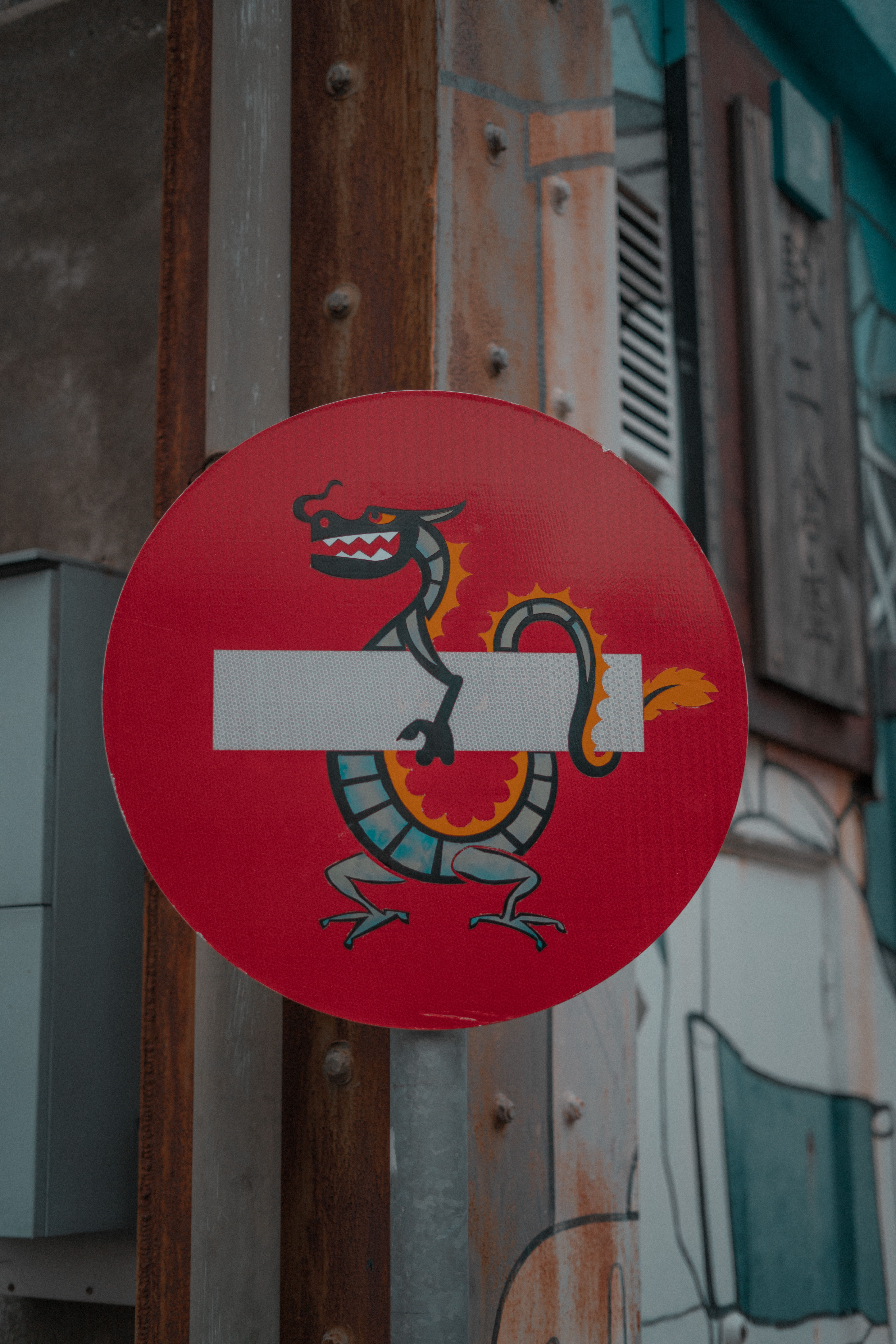 A Red and White Street Sign · Free Stock Photo