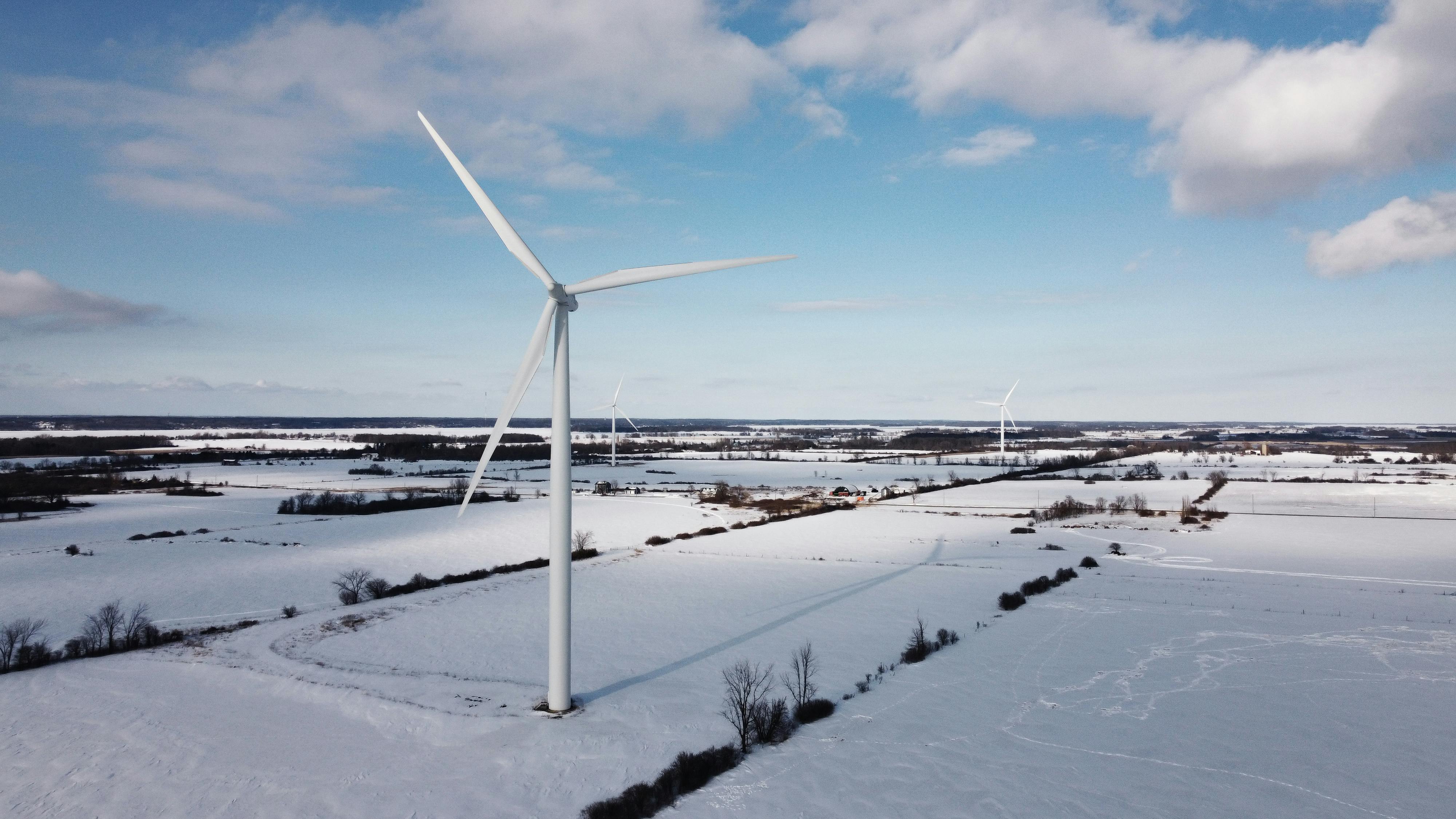 White Windmills · Free Stock Photo