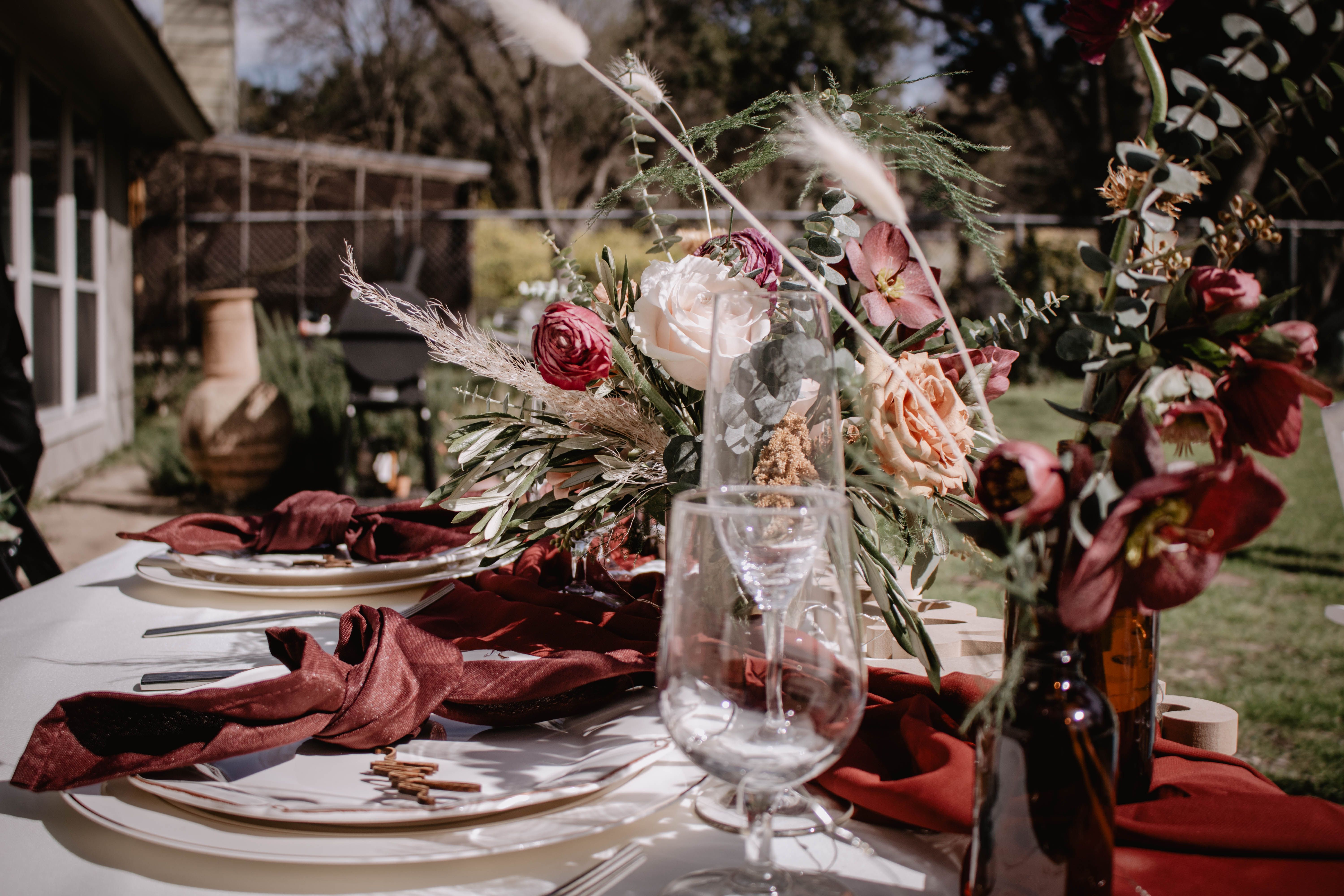Crockeries on Brown Wooden Table · Free Stock Photo