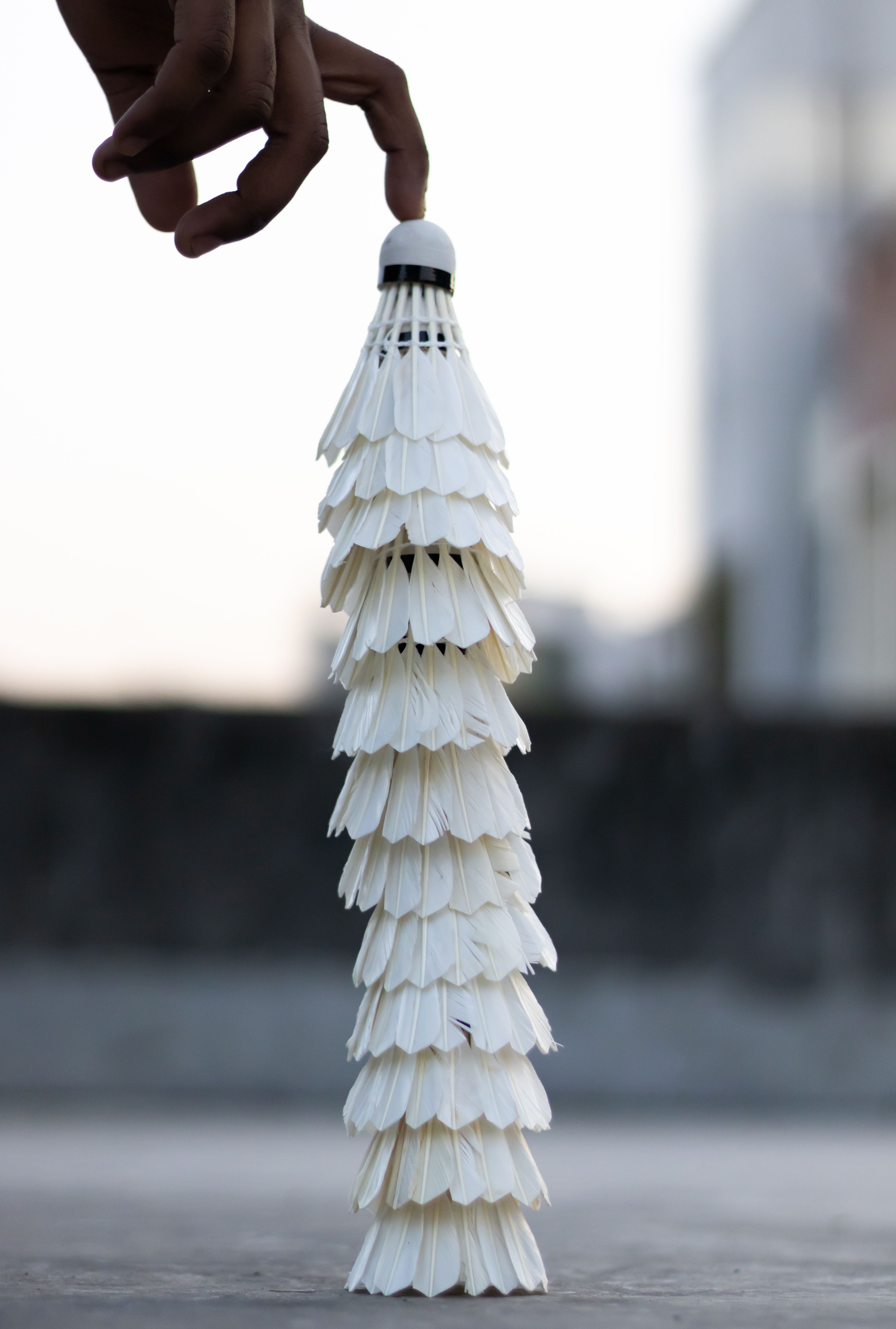Stack of Feather Shuttlecocks · Free Stock Photo