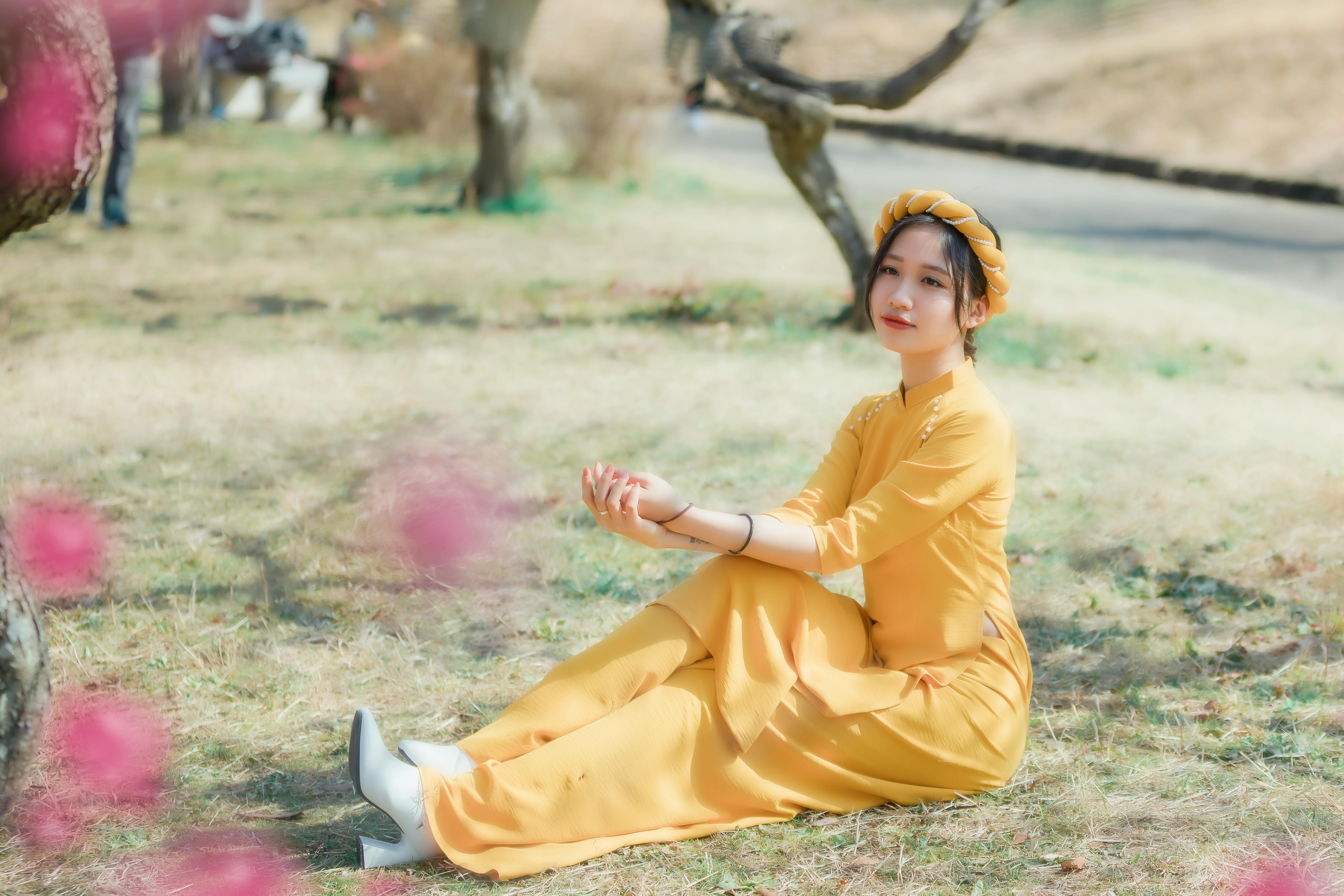 A Woman and Lanterns · Free Stock Photo
