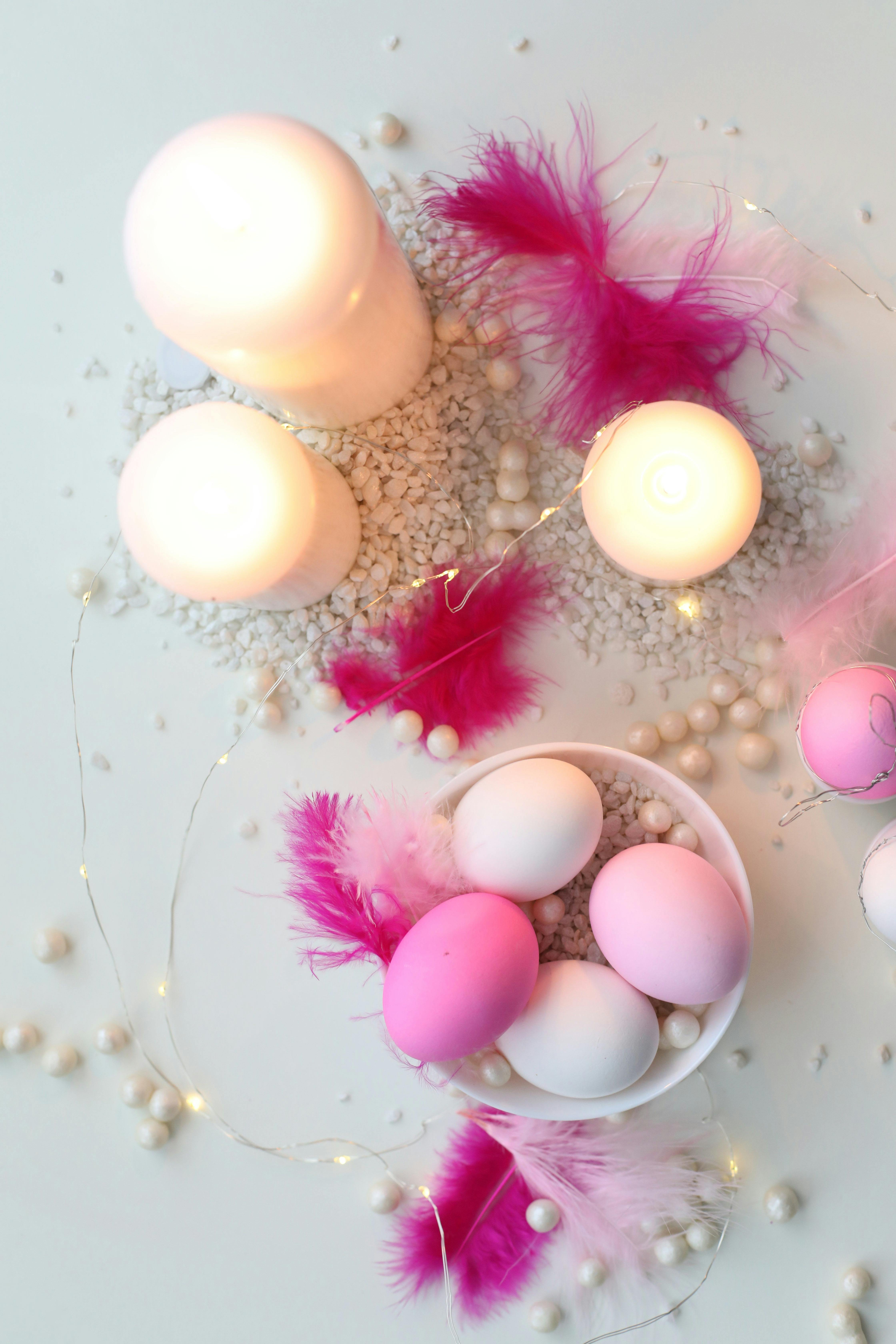 Pink Colored Eggs In A Bowl · Free Stock Photo