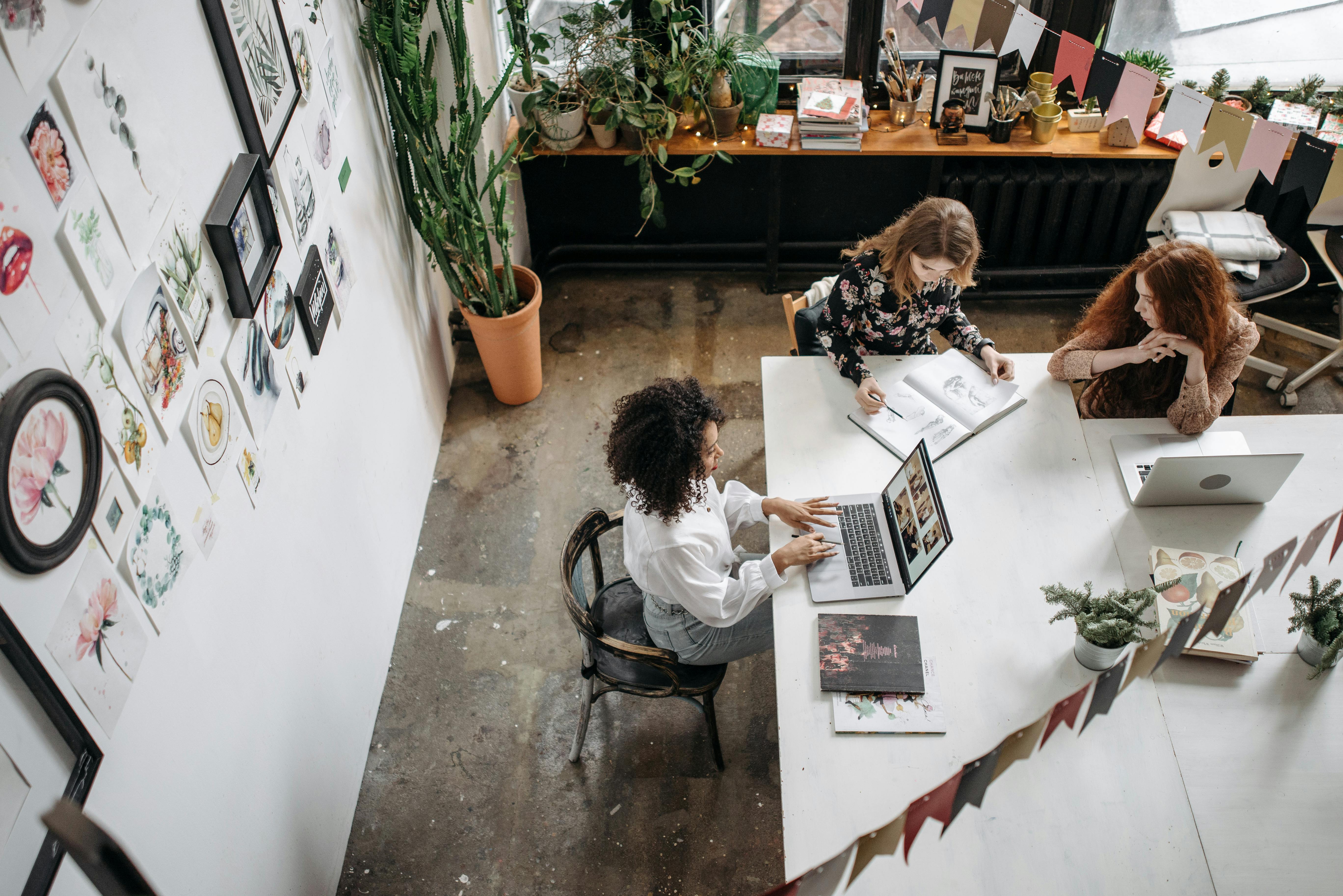 Women Working Inside an Office · Free Stock Photo
