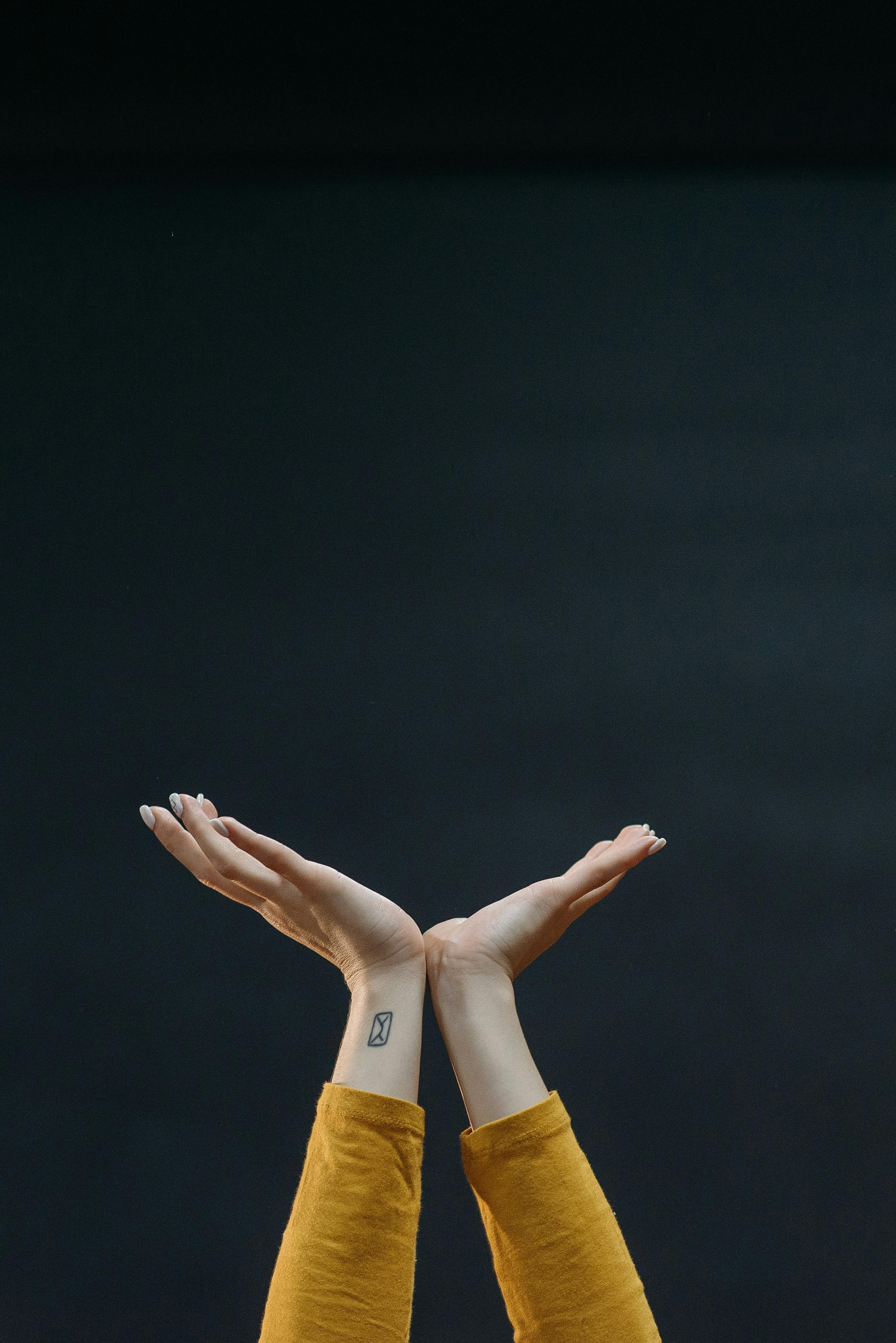 Person with Open Hands · Free Stock Photo