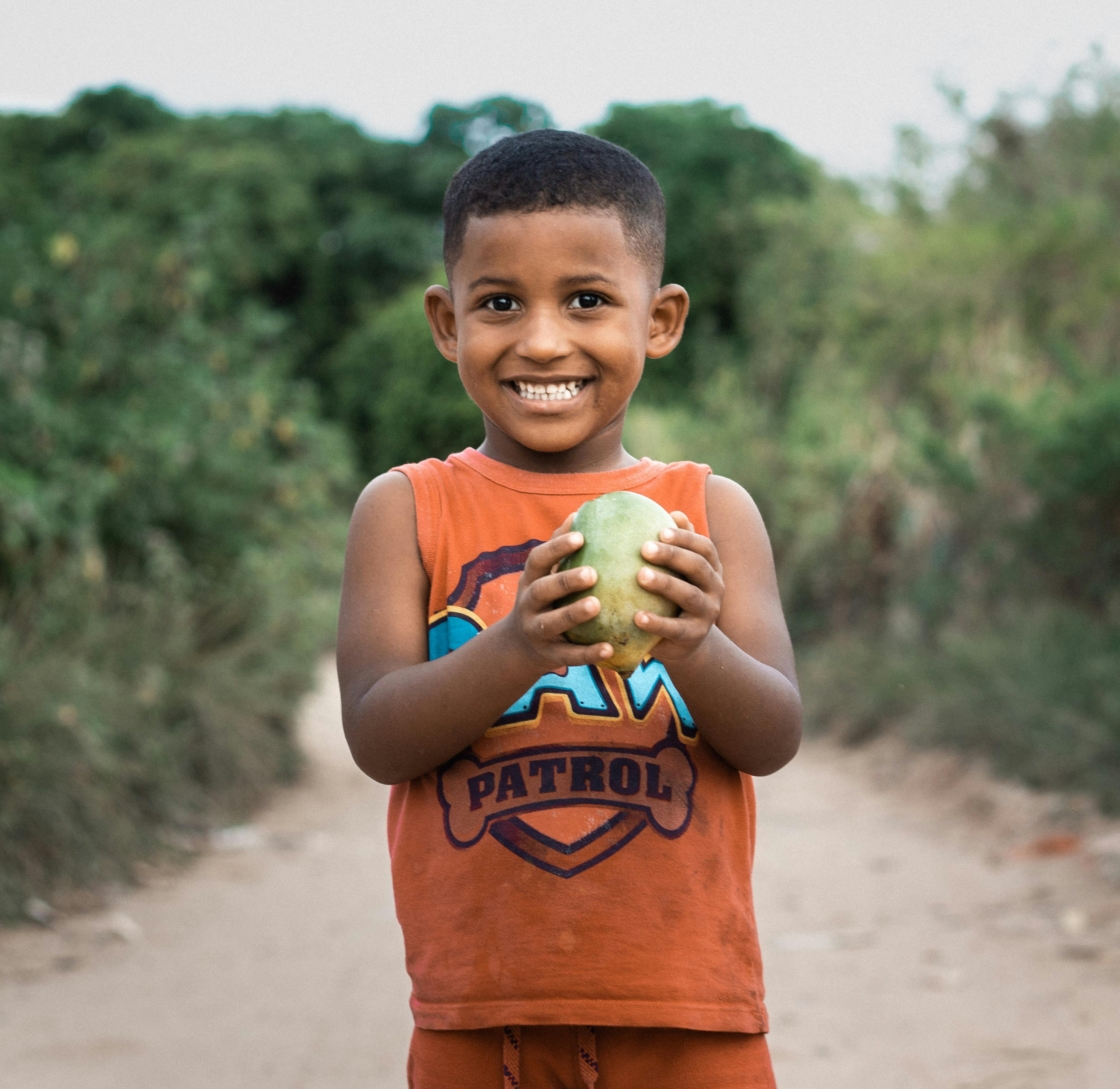 A Children Playing Ketchup · Free Stock Photo